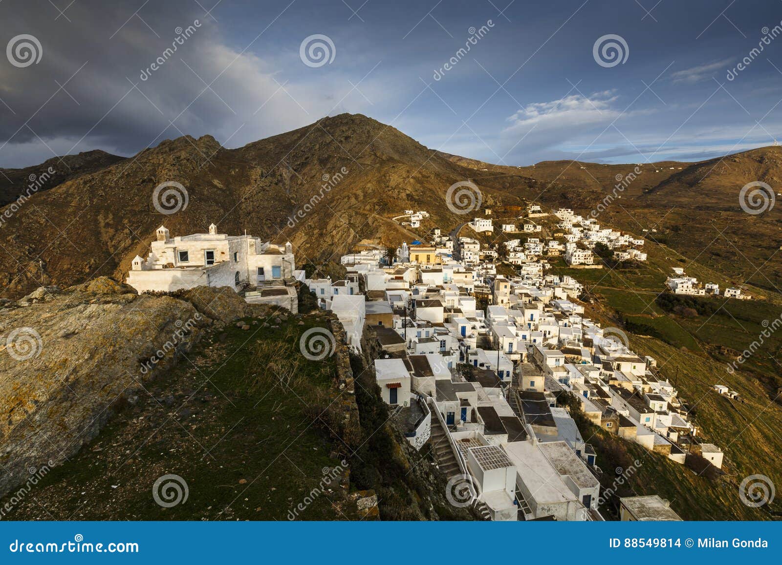 Serifos island stock photo. Image of aegean, cycladic - 88549814