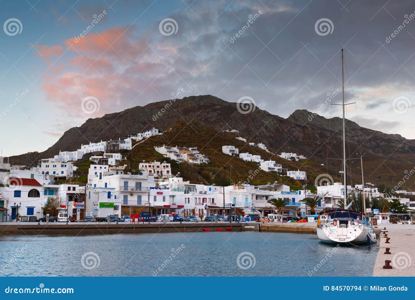 Serifos island. editorial stock image. Image of aegean - 84570794