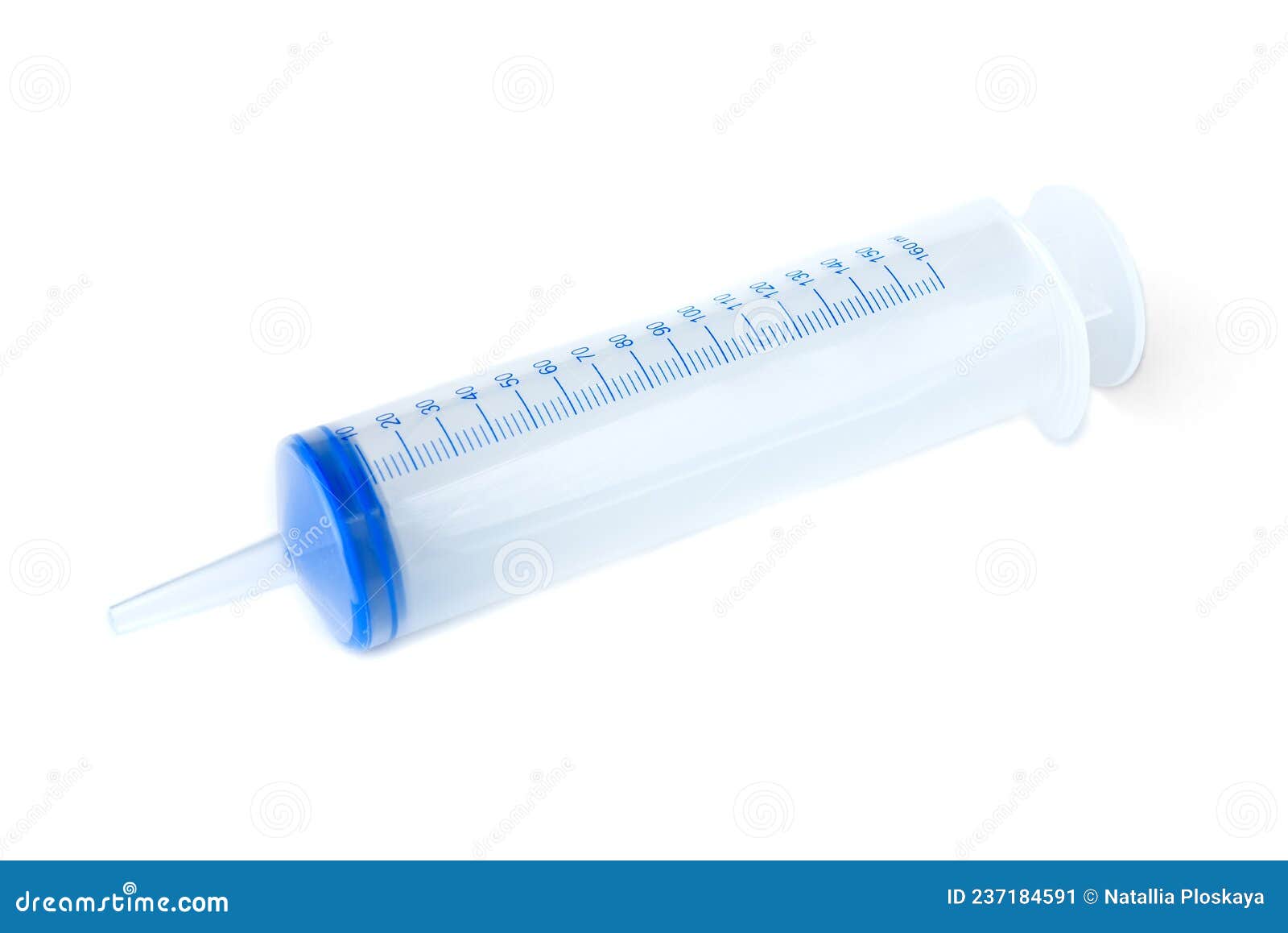 Seringa Grande Isolada Sobre Fundo Branco. Imagem de Stock - Imagem de ...