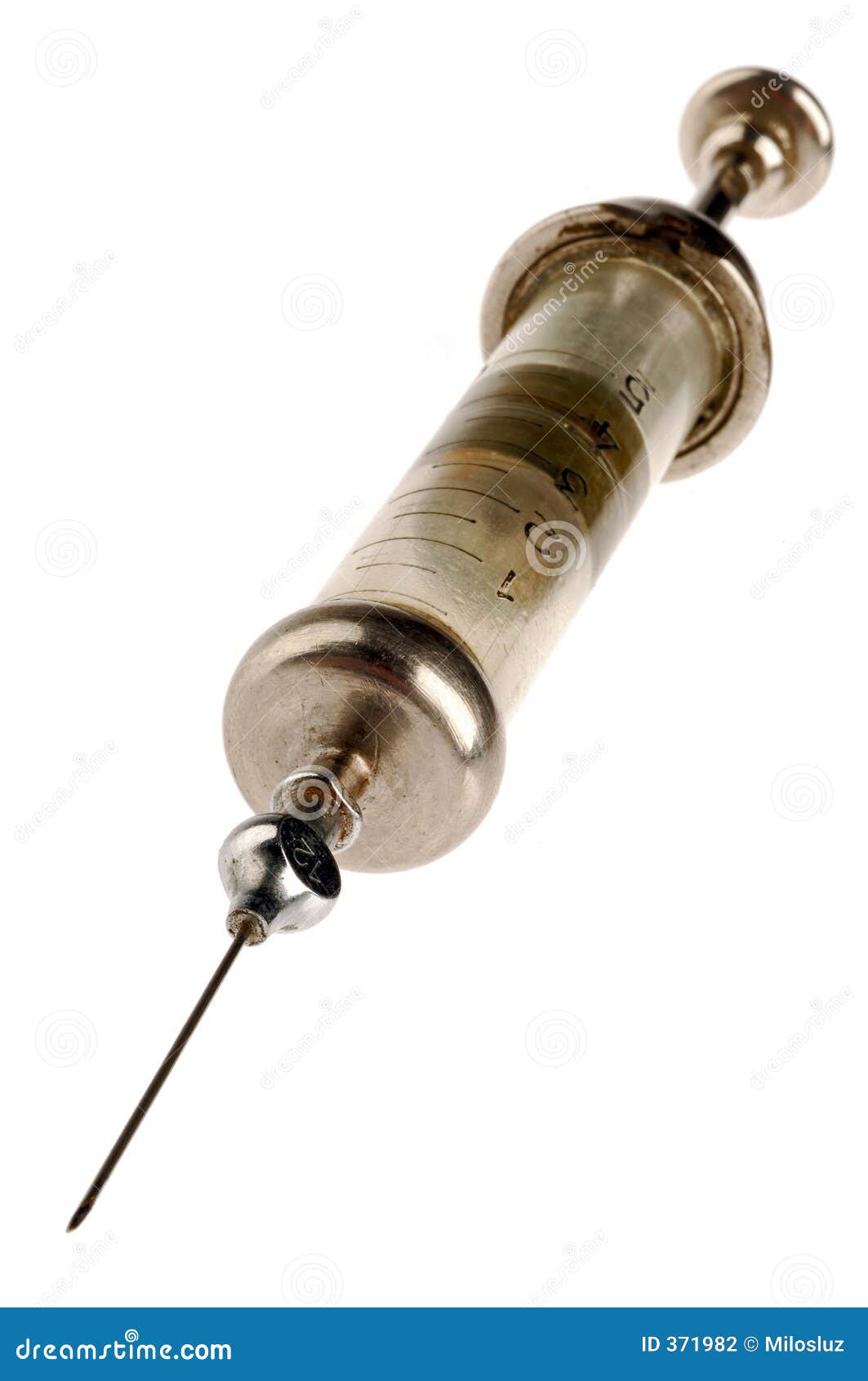 Seringue photo stock. Image du narcotiques, hôpital, maladie - 371982