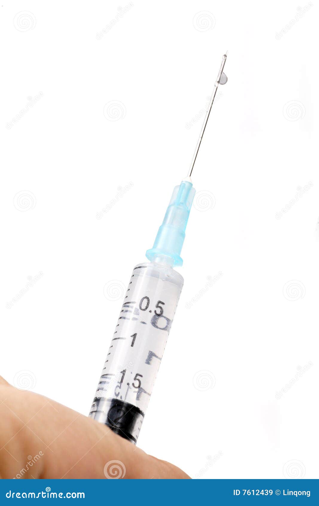 Seringue image stock. Image du pharmaceutique, laboratoire - 7612439