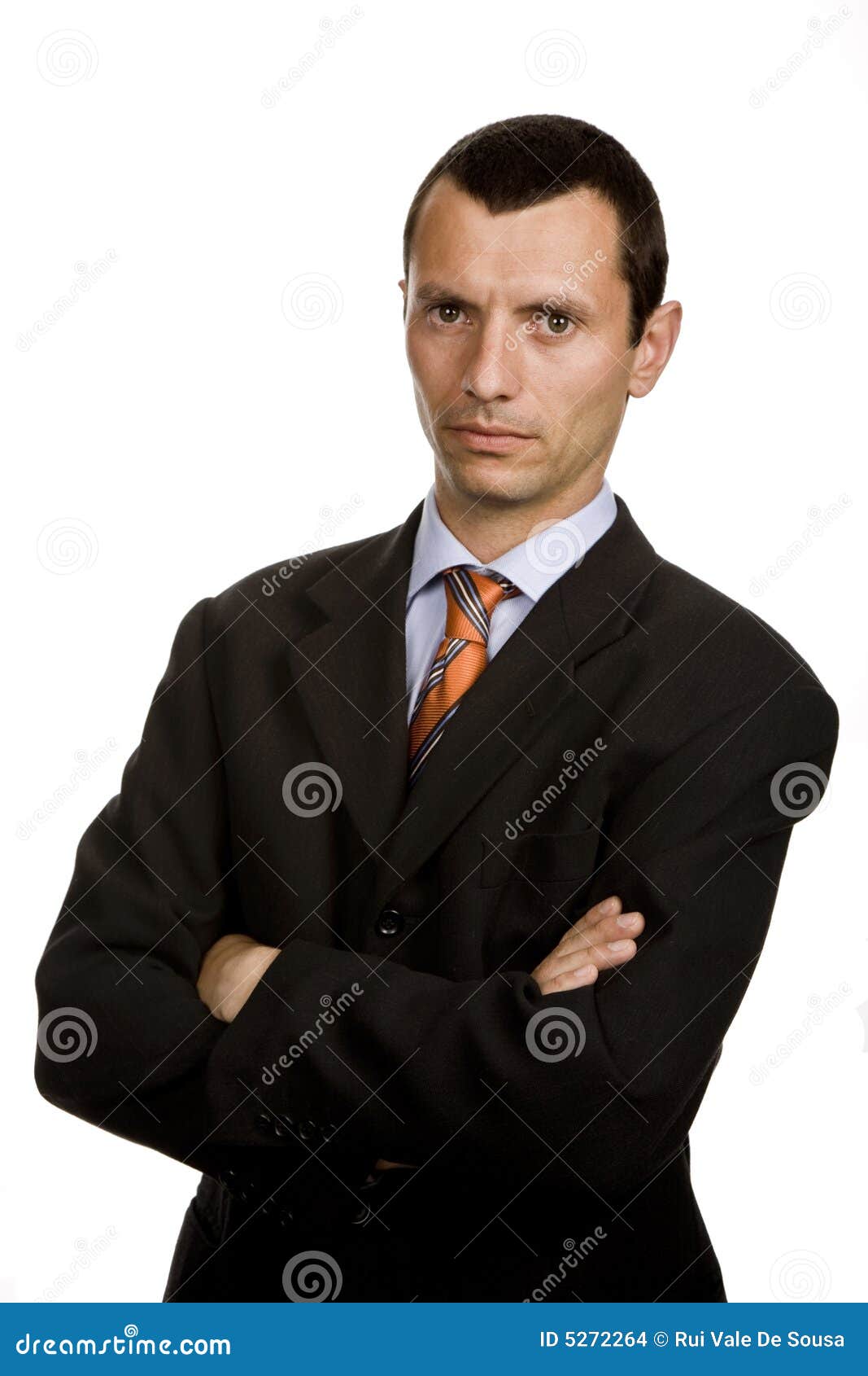 Serious stock photo. Image of contact, handsome, calm - 5272264