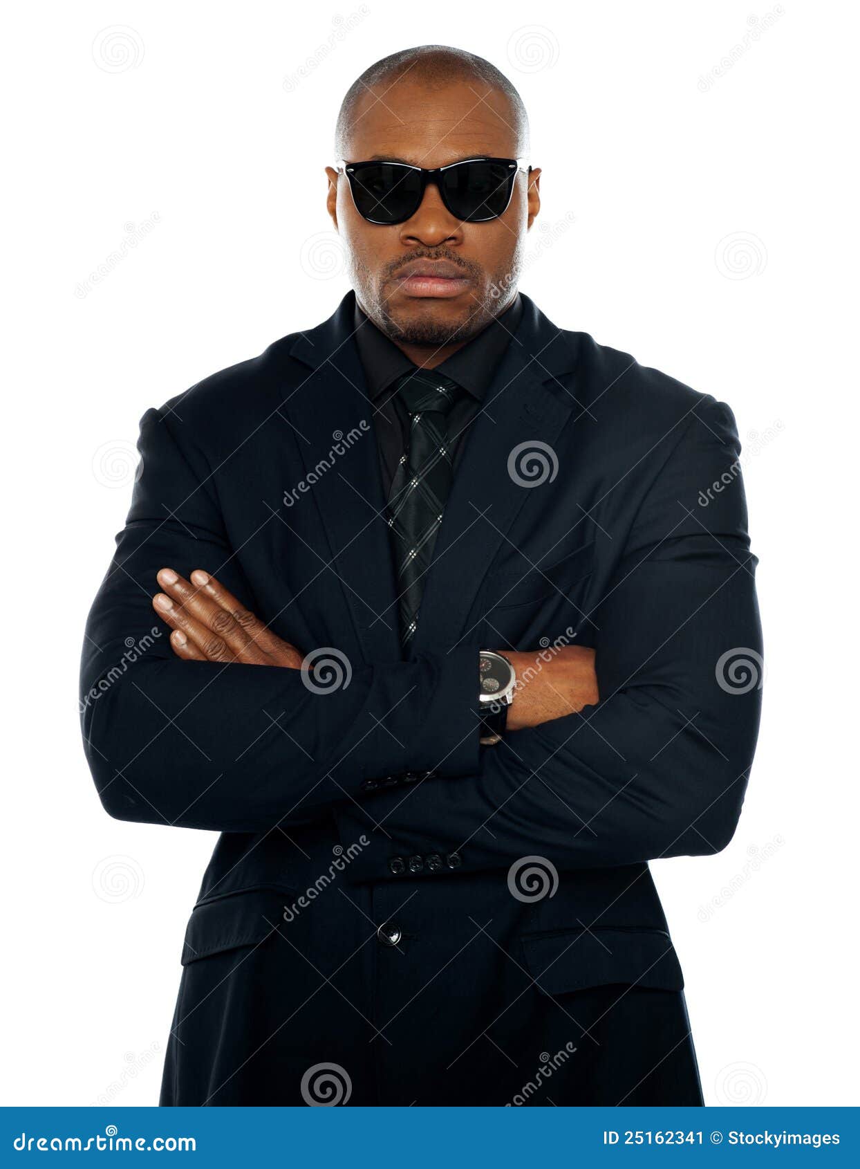 Serious African Man in Business Suit Stock Image - Image of close ...