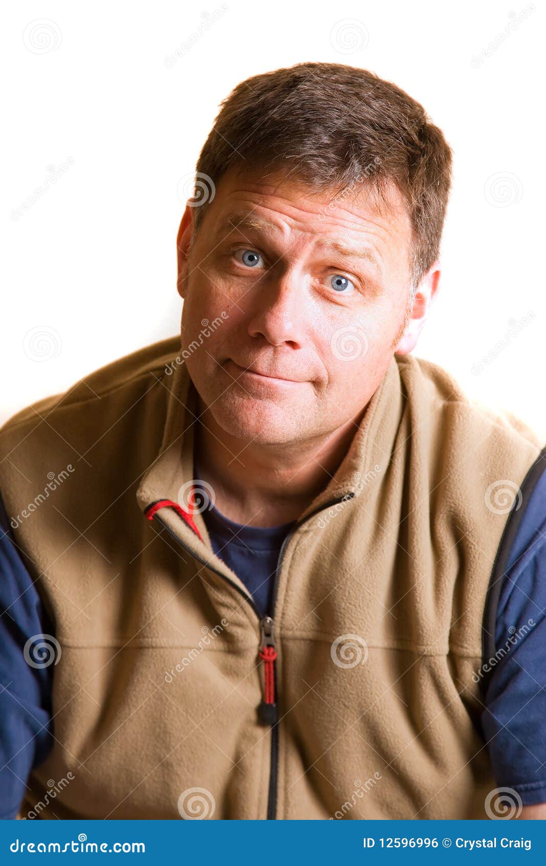 Serious Attentive Male Expression Stock Photo - Image of eyebrows ...
