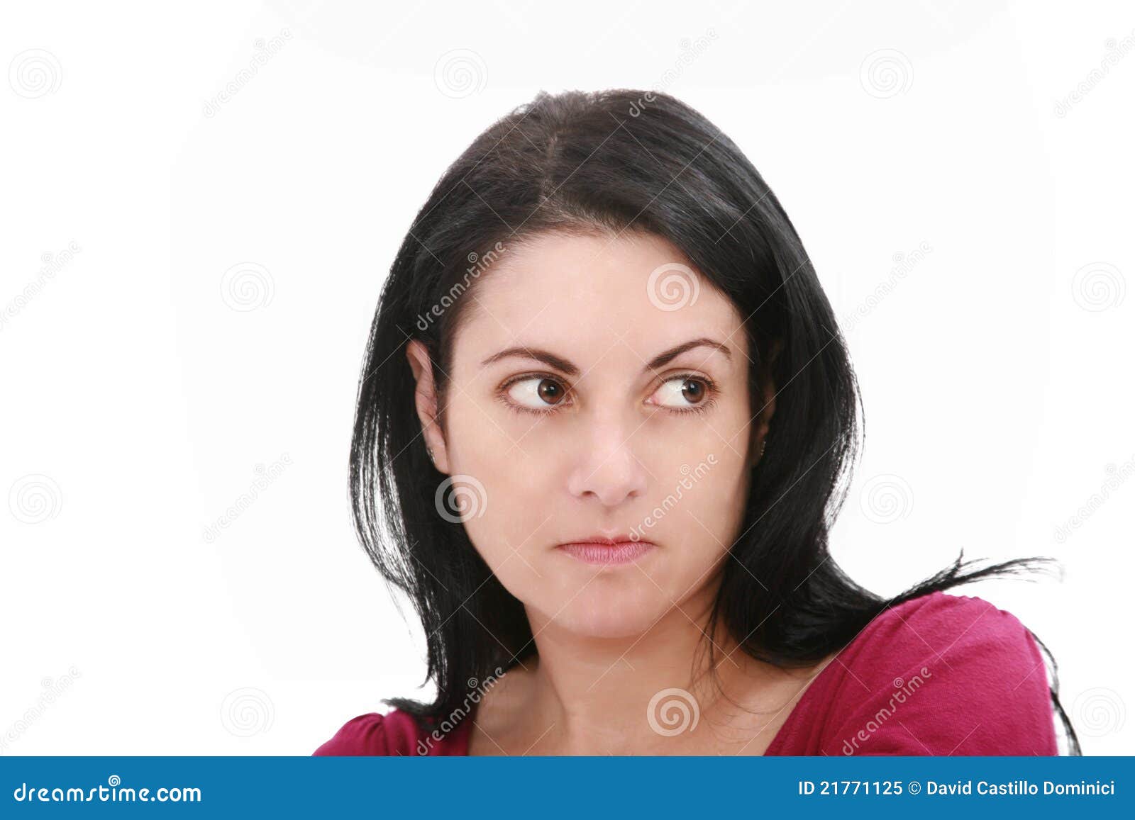 Serious beautiful woman stock image. Image of feminine - 21771125