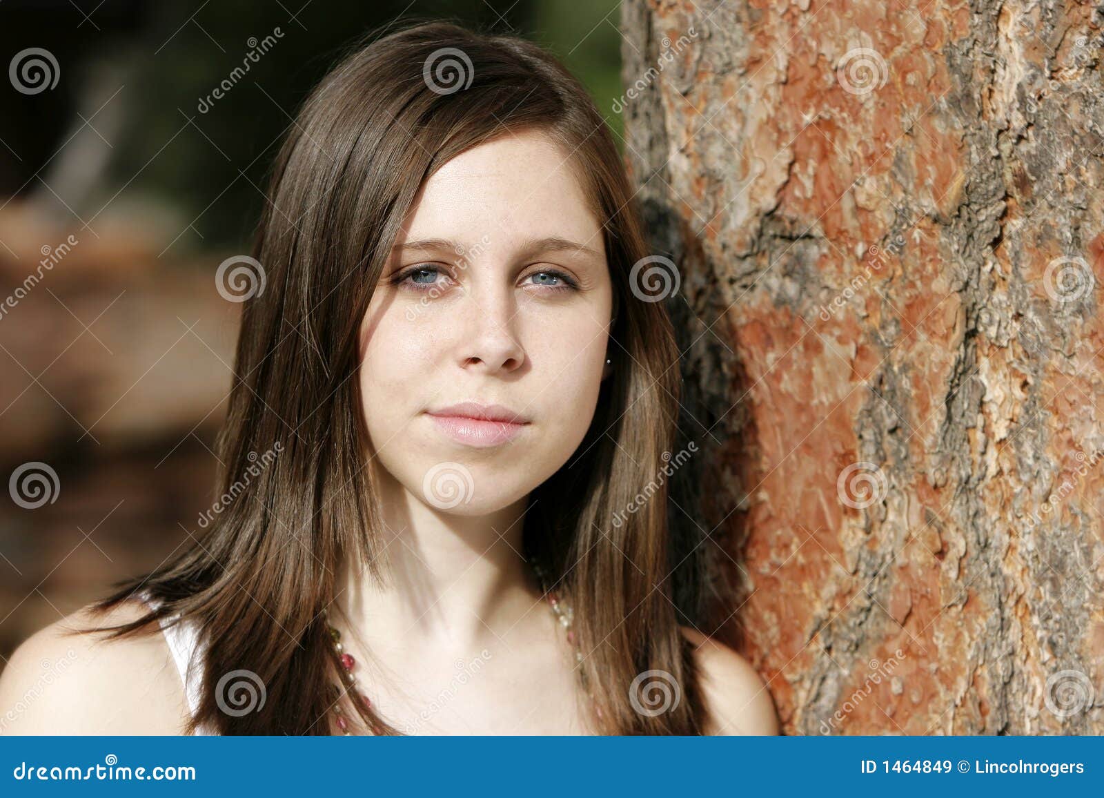Serious & Beautiful Young Woman Stock Image - Image of light, haircut ...