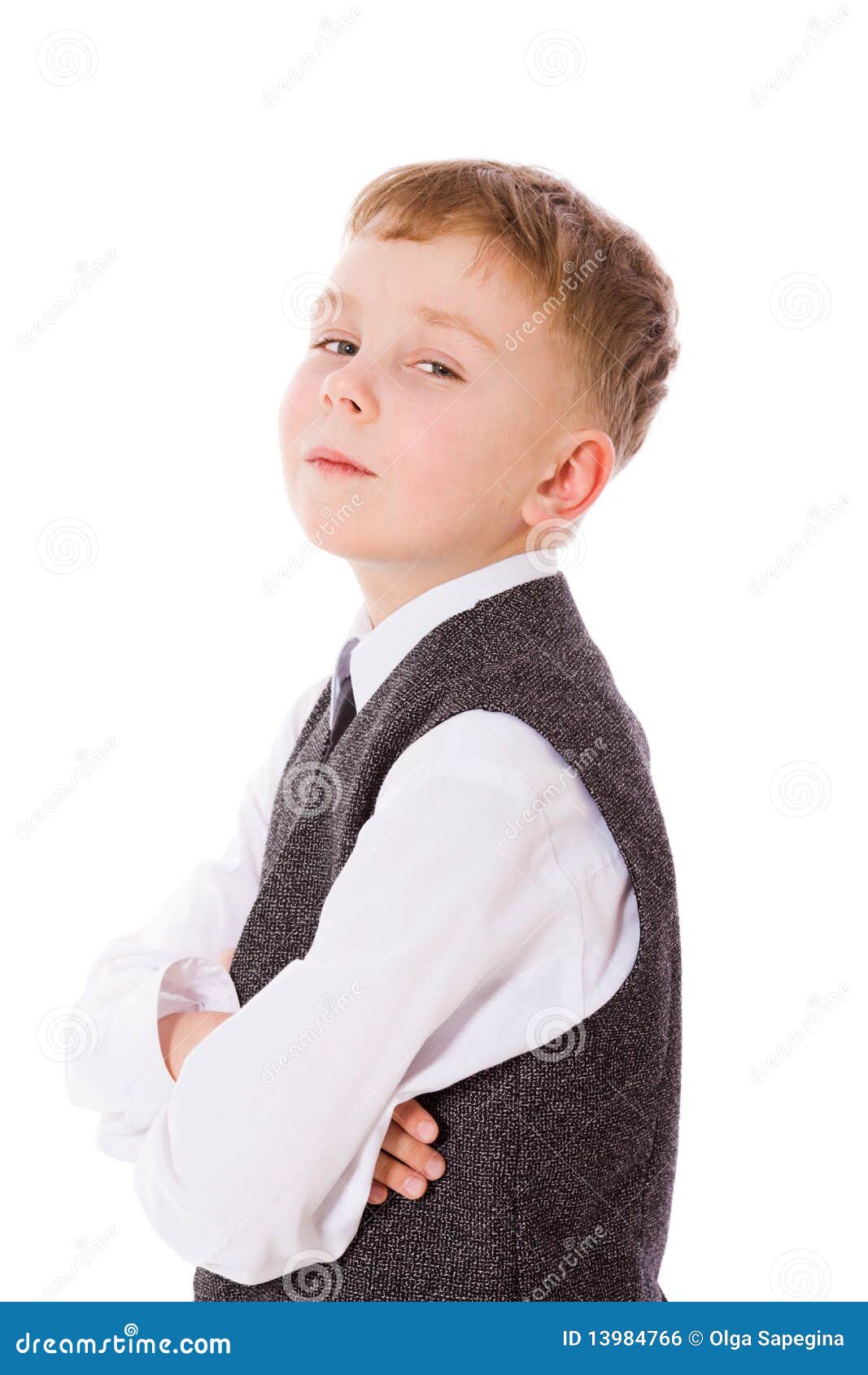 Serious boy stock photo. Image of vertical, portrait - 13984766