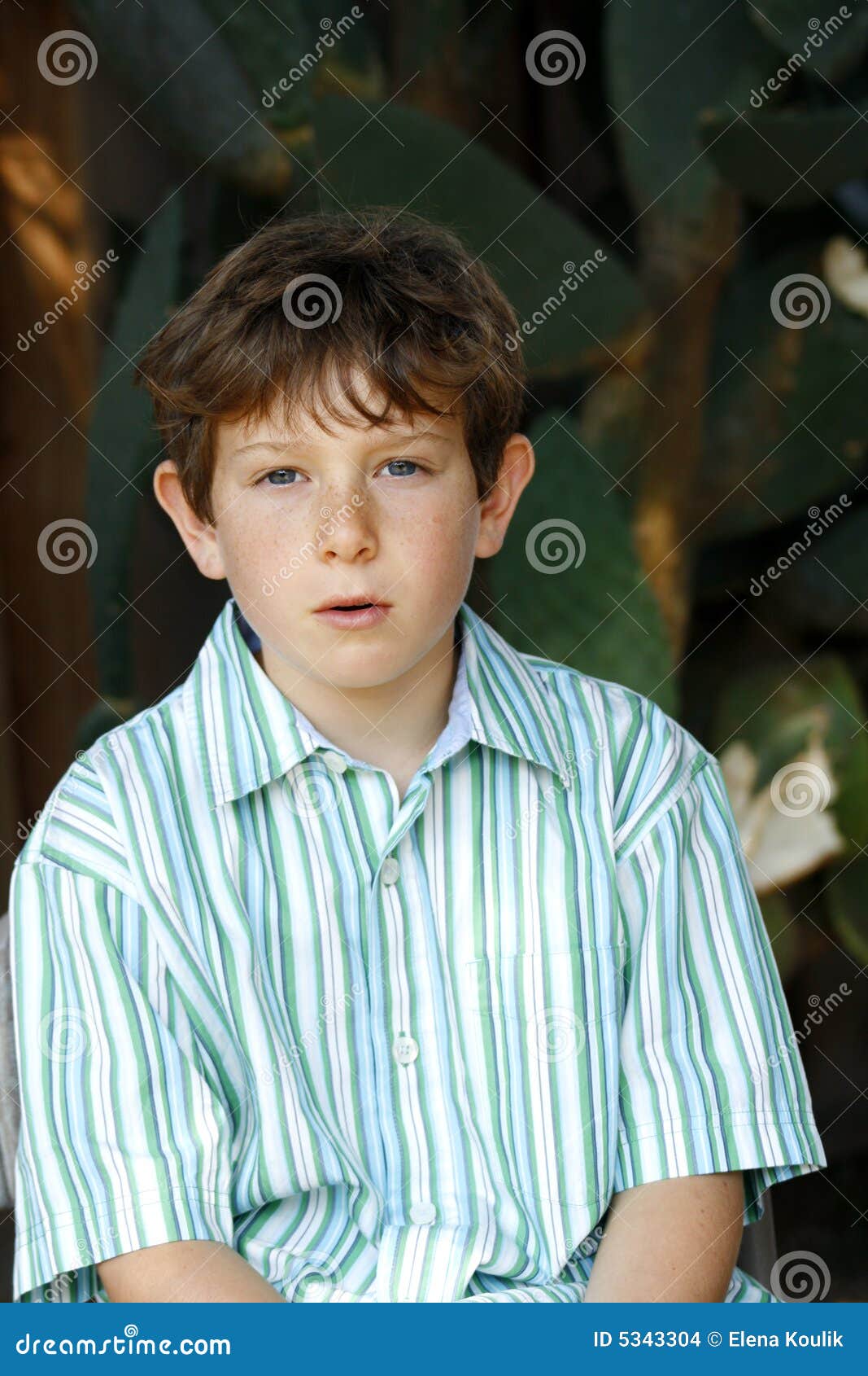 Serious boy stock photo. Image of youngster, white, funny - 5343304