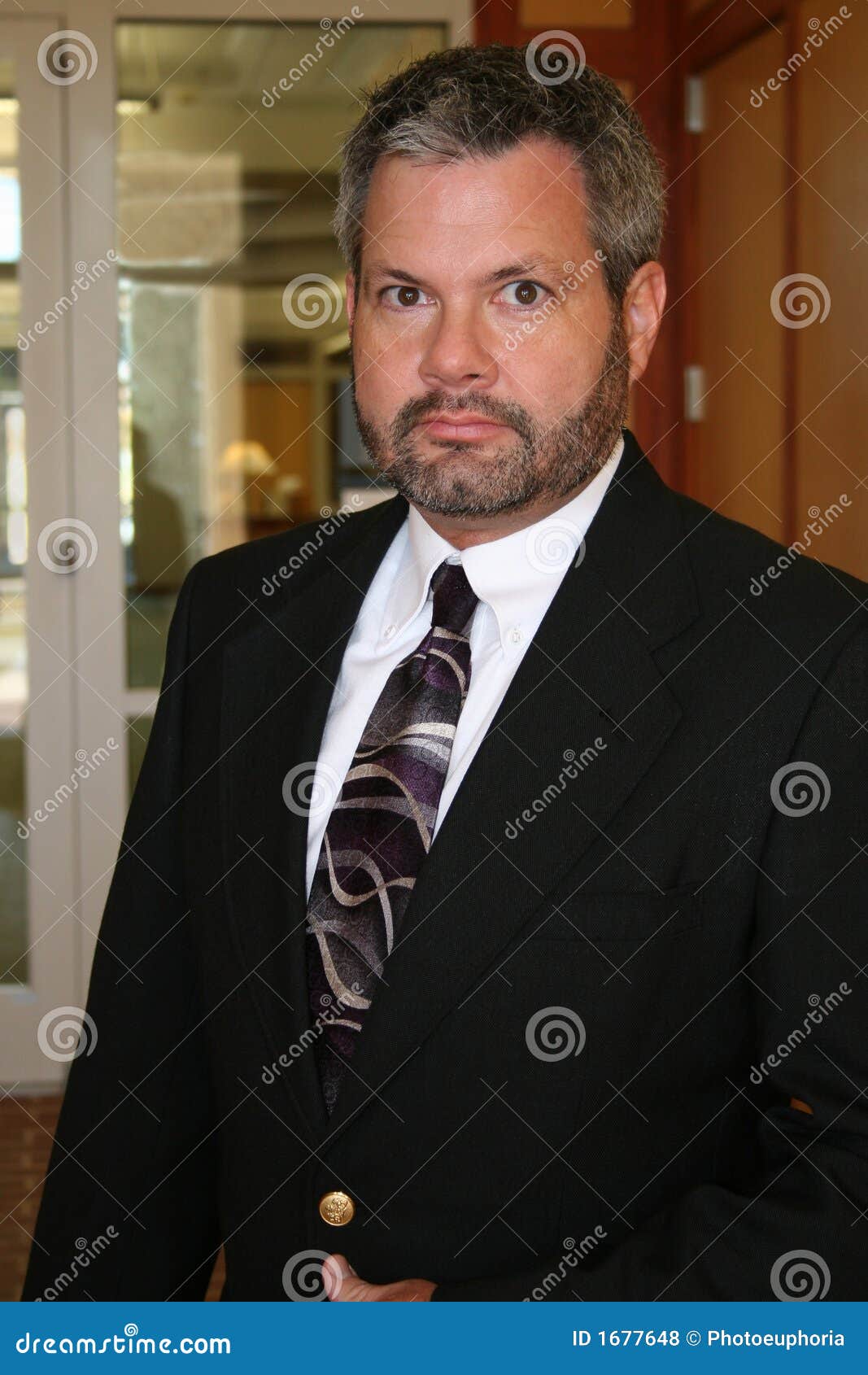 Serious Business Man stock photo. Image of professional - 1677648