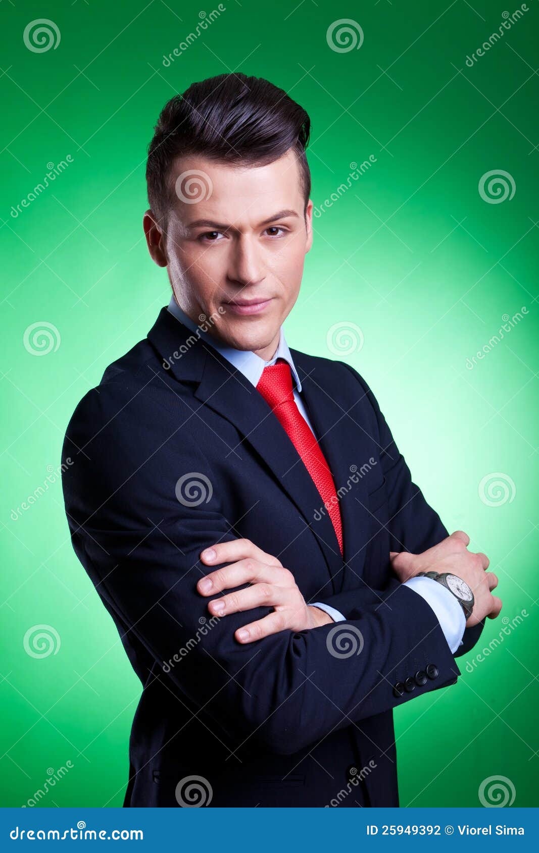 Serious business man stock photo. Image of elegant, bright - 25949392
