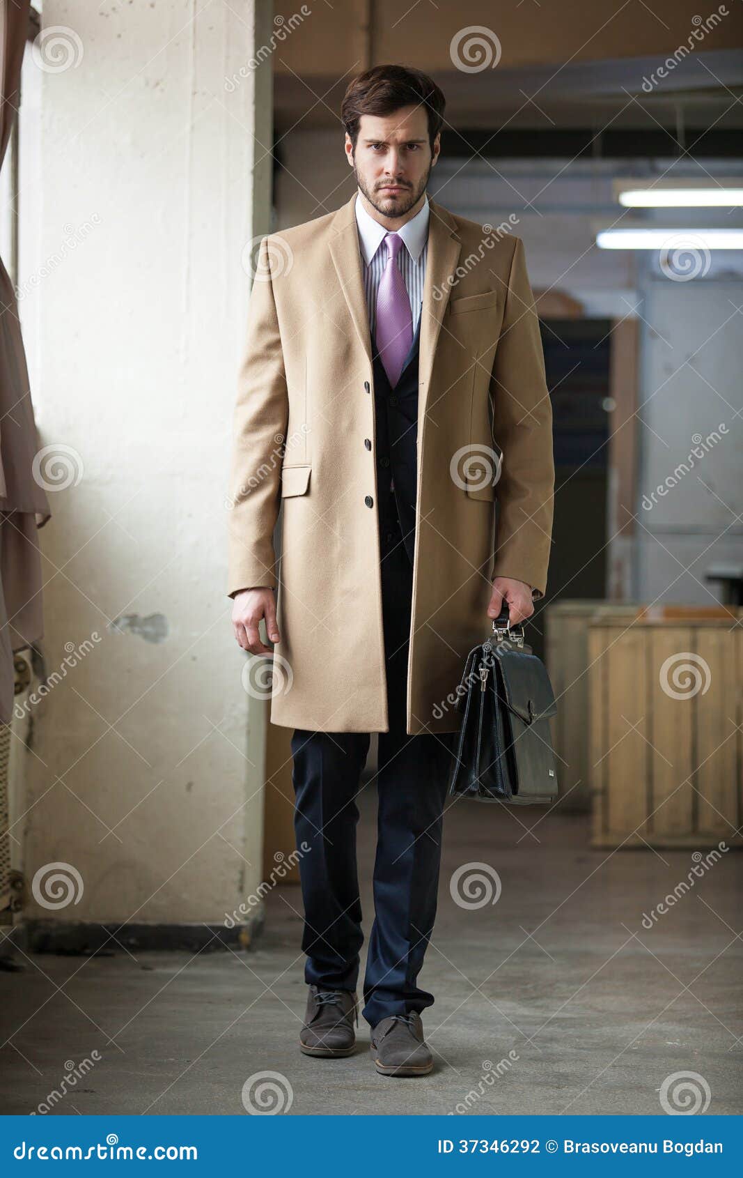Serious Business Man Walking Stock Photo - Image of lifestyle, isolated ...