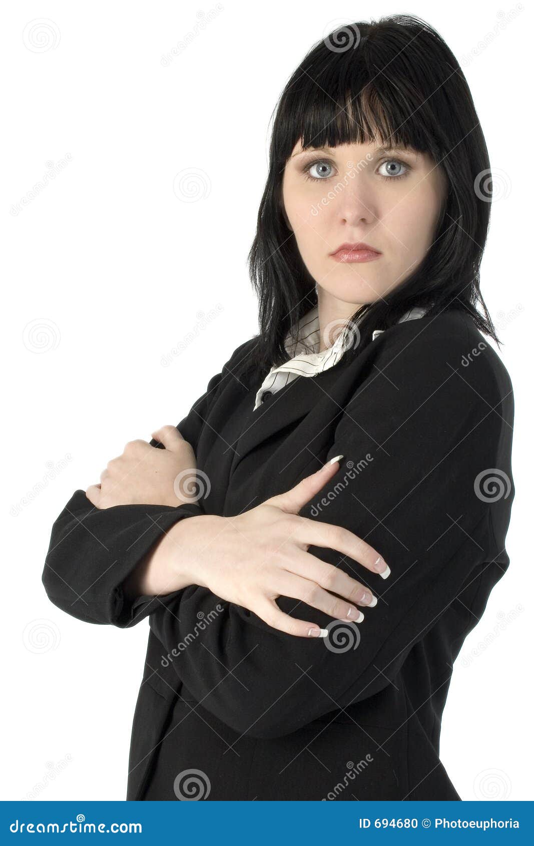 Serious Business Woman stock photo. Image of expression - 694680