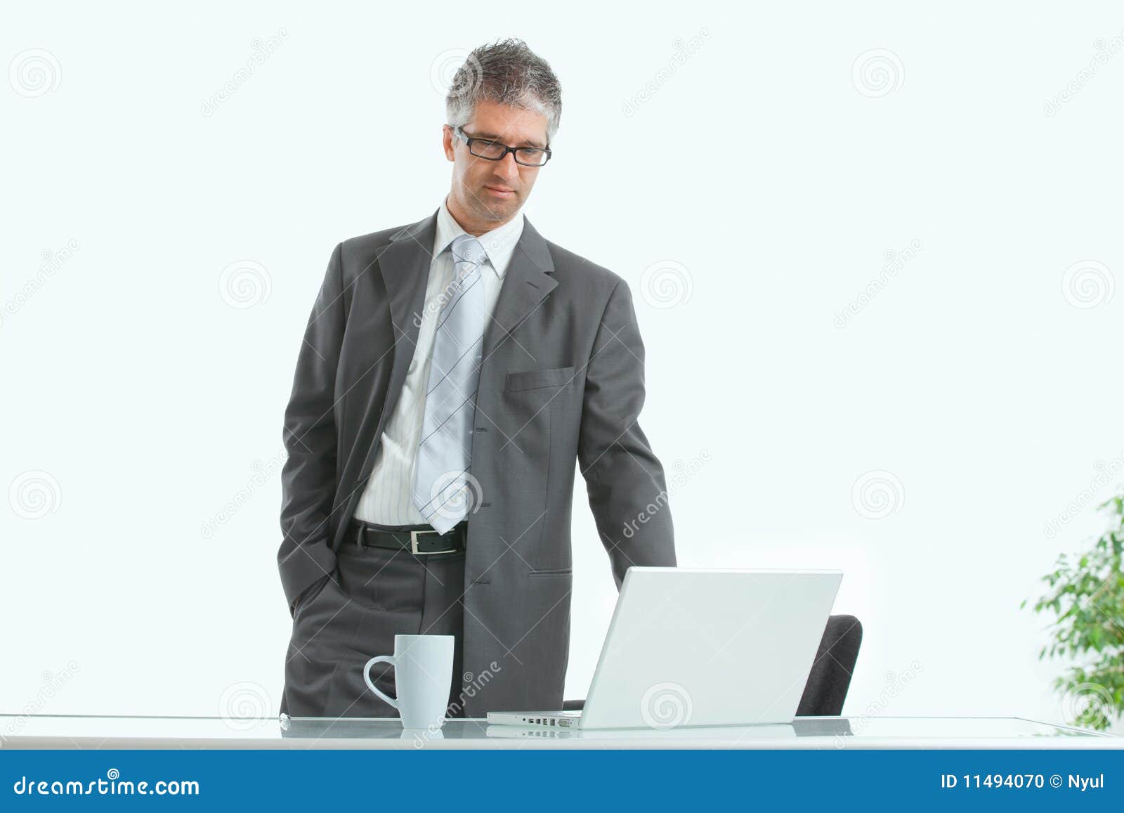 Serious businessman stock photo. Image of corporation - 11494070