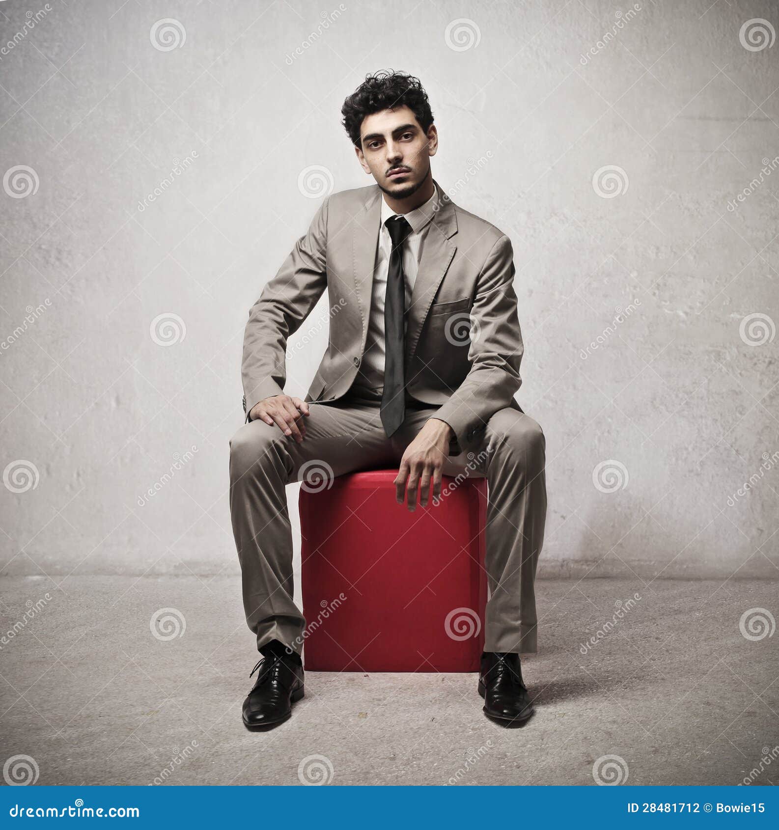 Serious Businessman stock photo. Image of work, beauty - 28481712
