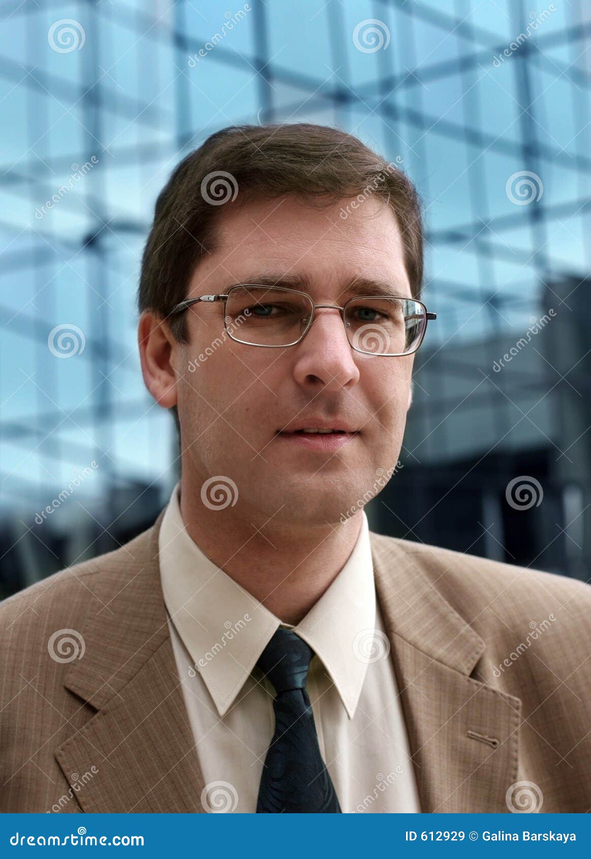 Serious businessman stock image. Image of thinking, communication - 612929