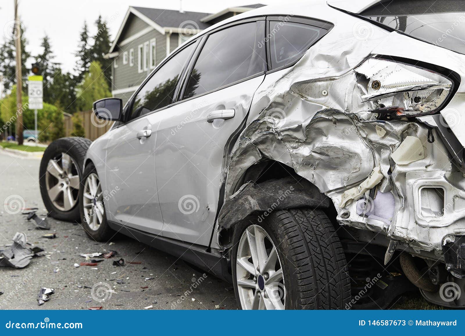 Serious car crash editorial stock photo. Image of collision - 146587673