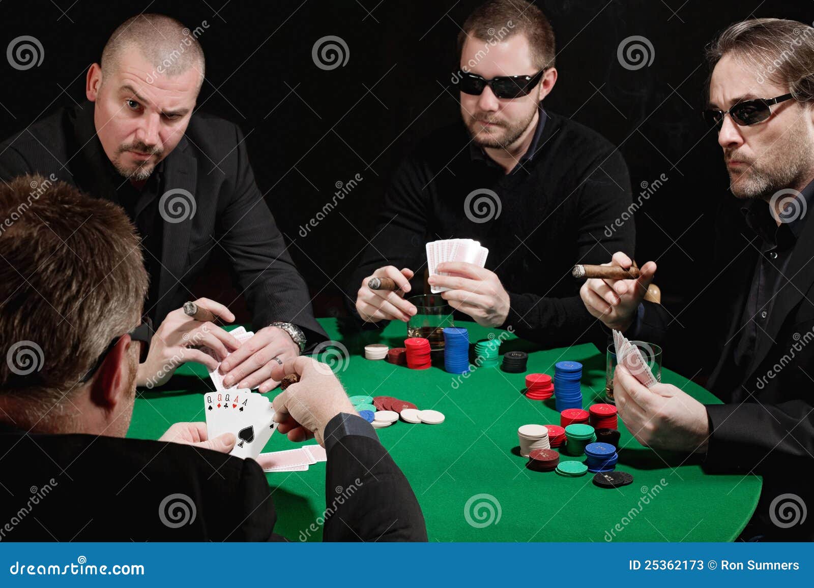 Serious card game stock image. Image of leisure, game - 25362173