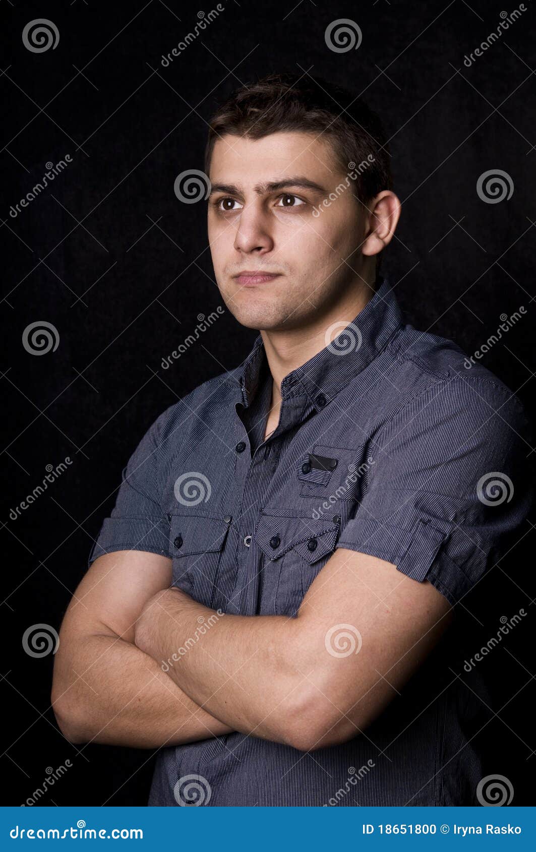Serious casual young man stock photo. Image of alone - 18651800