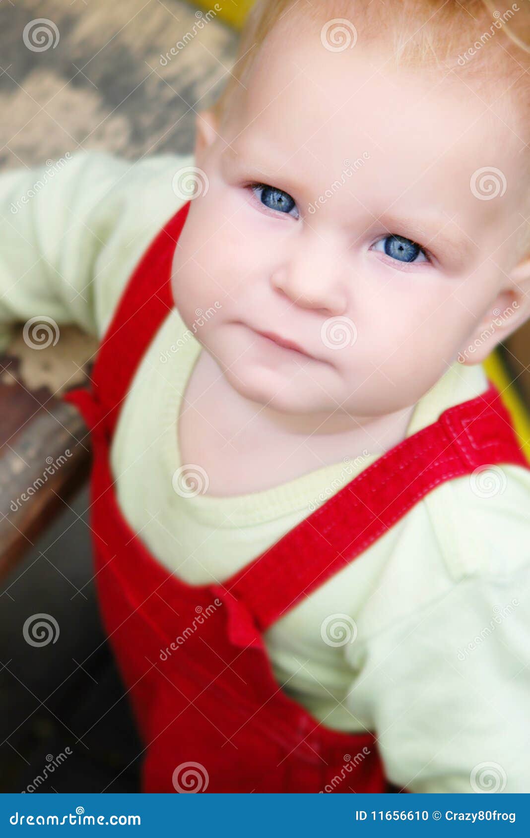 Serious child looking up stock photo. Image of cute, adorable - 11656610