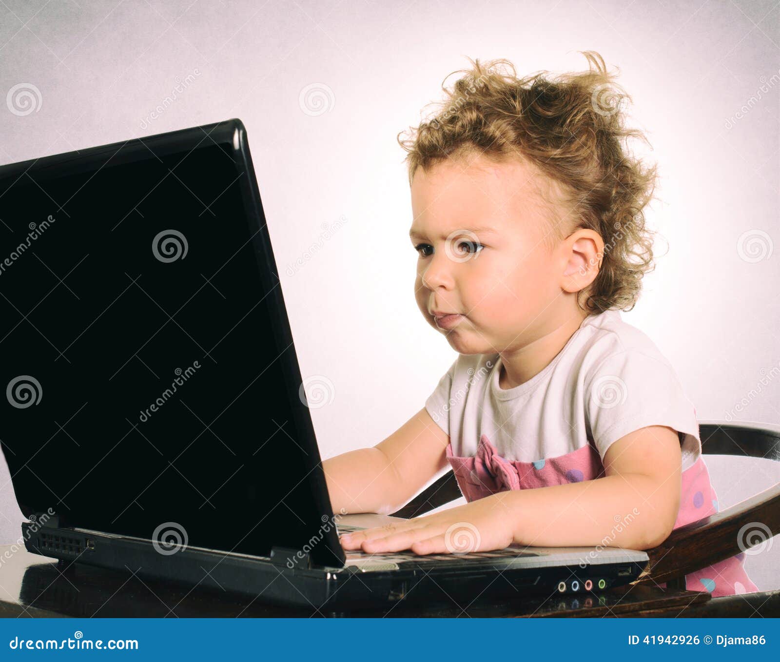 Serious child stock photo. Image of childhood, child - 41942926