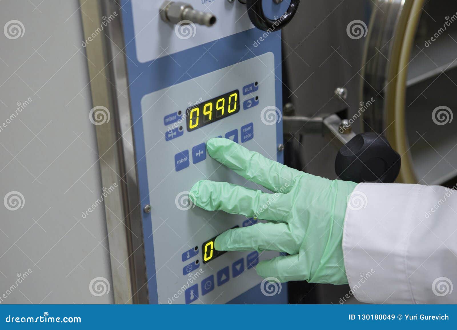 Serious Clinician Studying Chemical Element in Working Environment ...