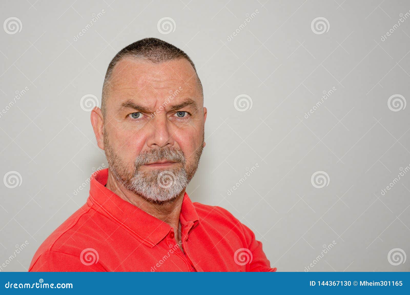 Serious Concerned Man Staring at the Camera Stock Photo - Image of ...