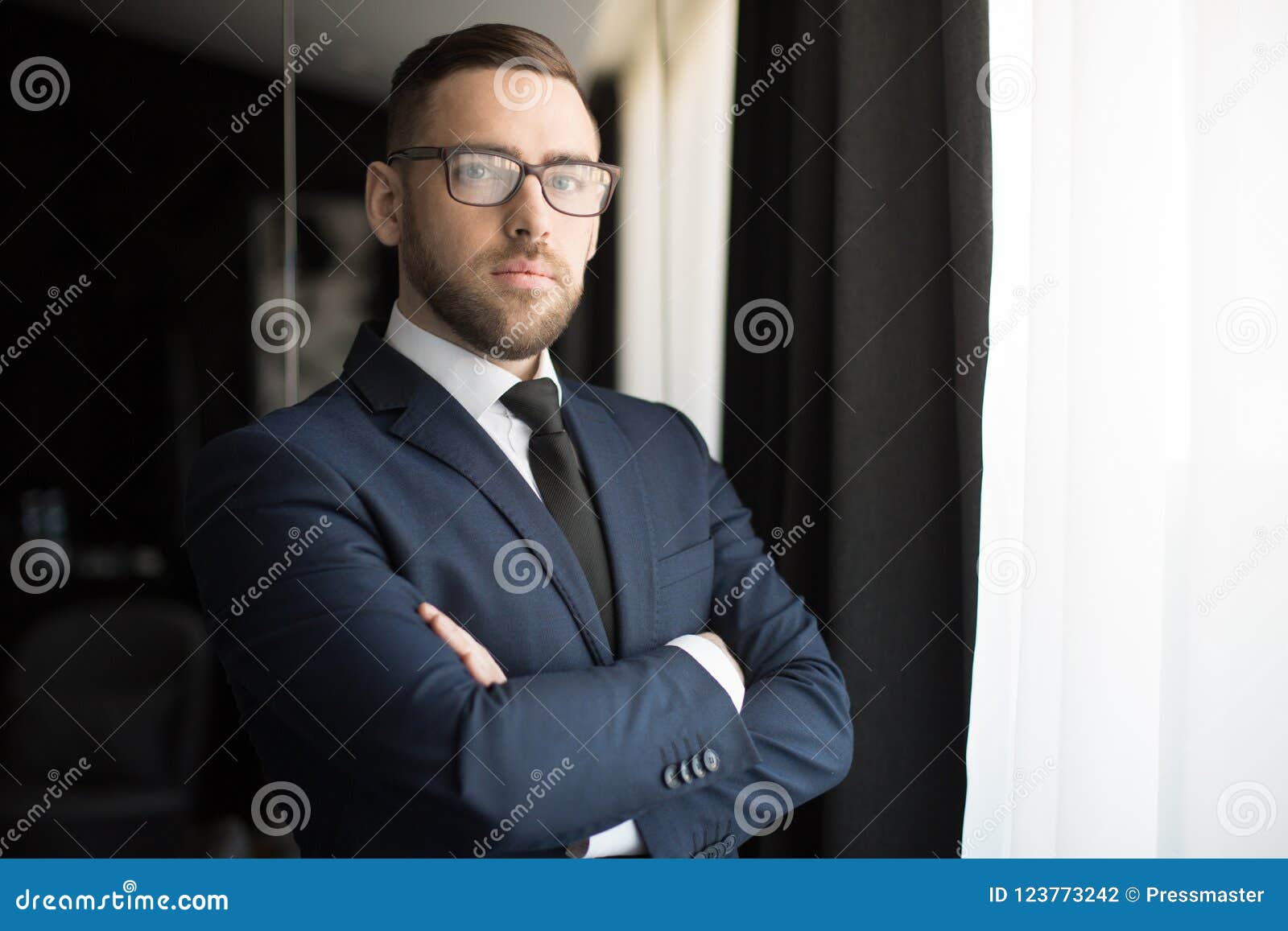 Serious Confident Businessman with Hands Crossed Stock Photo - Image of ... Serious Confident Businessman with Hands Crossed Stock Photo - Image of ...