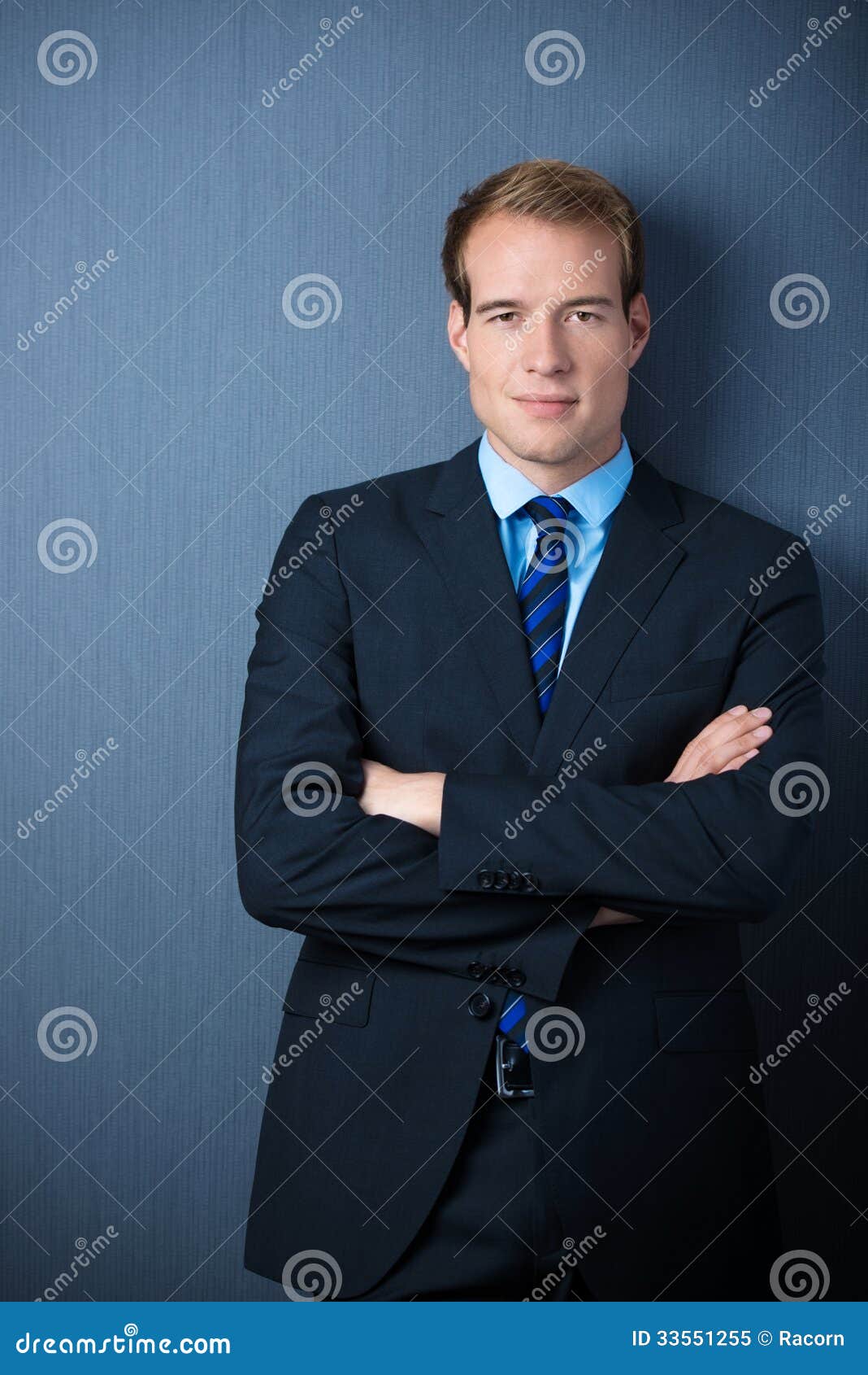 Serious Confident Businessman Stock Image - Image of grey, gray: 33551255
