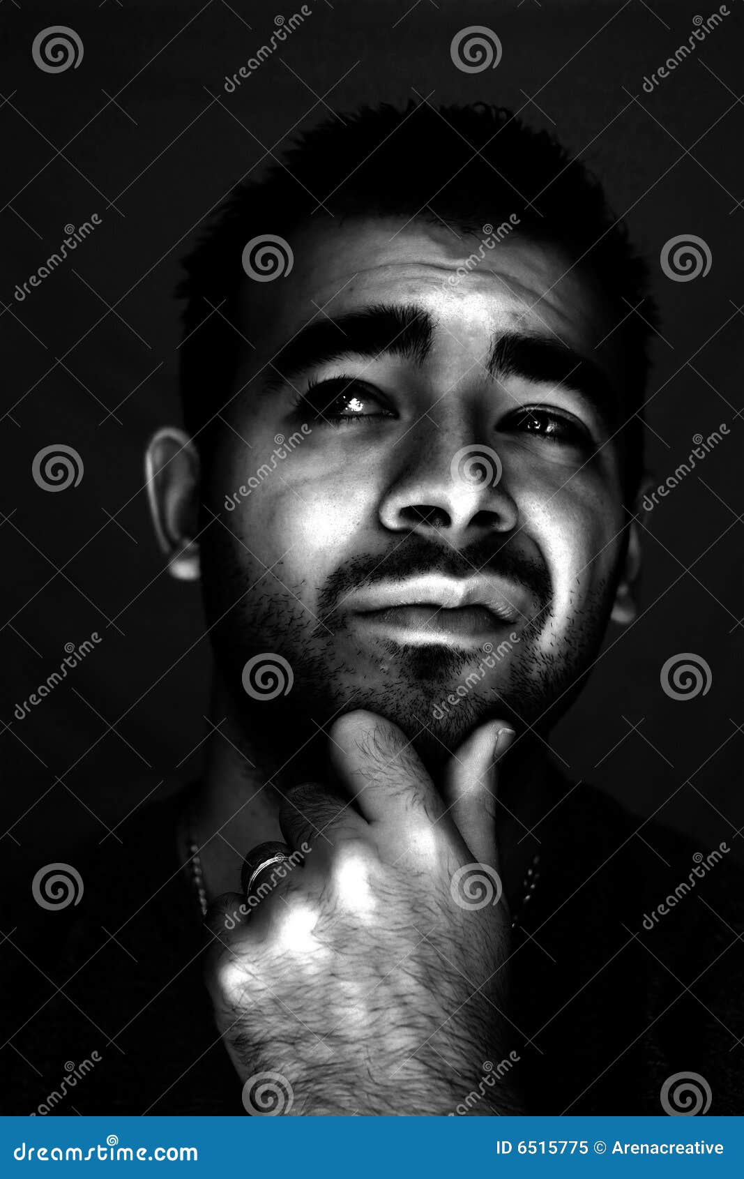 Serious Contemplation stock image. Image of contemplating - 6515775
