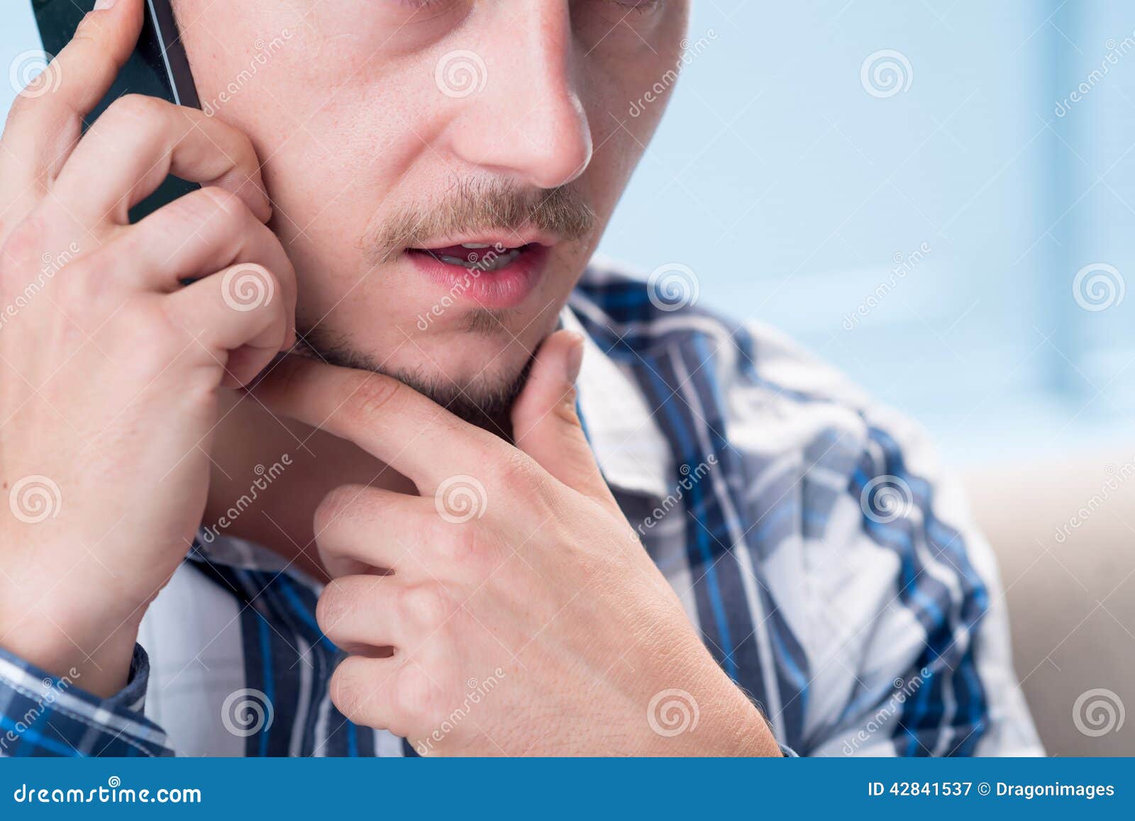 Serious conversation stock image. Image of conversation - 42841537