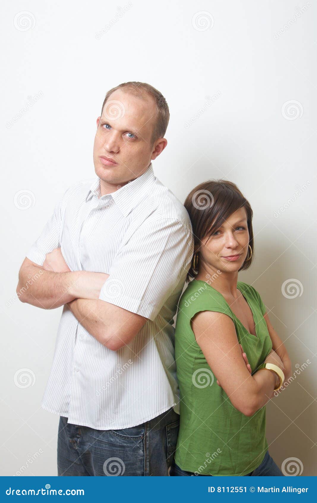 Serious couple stock image. Image of people, dress, executive - 8112551