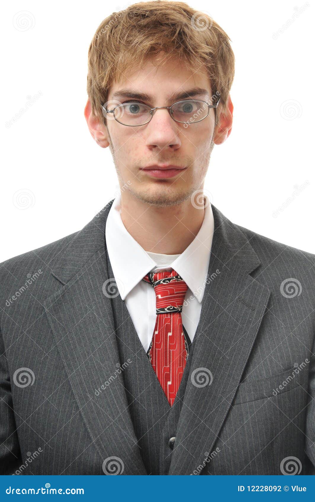 Serious and Direct Objective Man in Suit Stock Photo - Image of ...