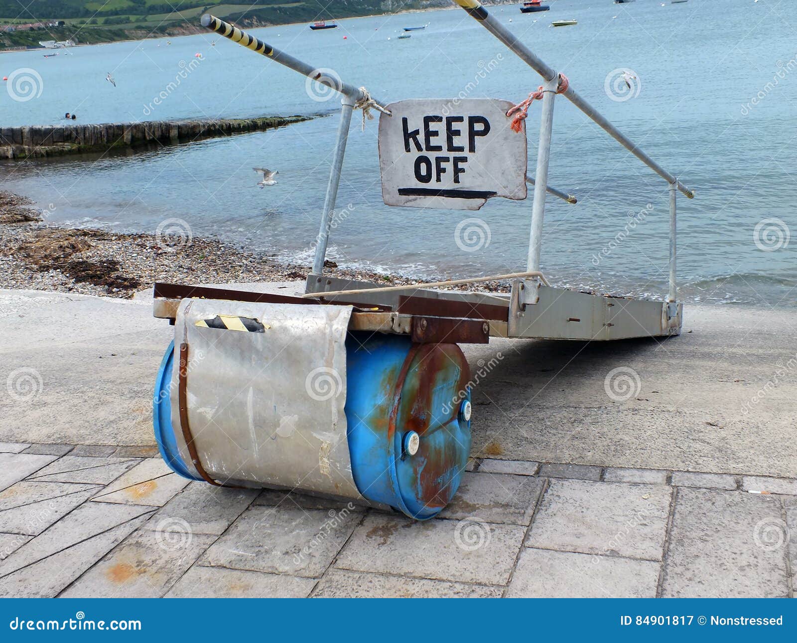 A serious DIY loading quay stock image. Image of boating - 84901817