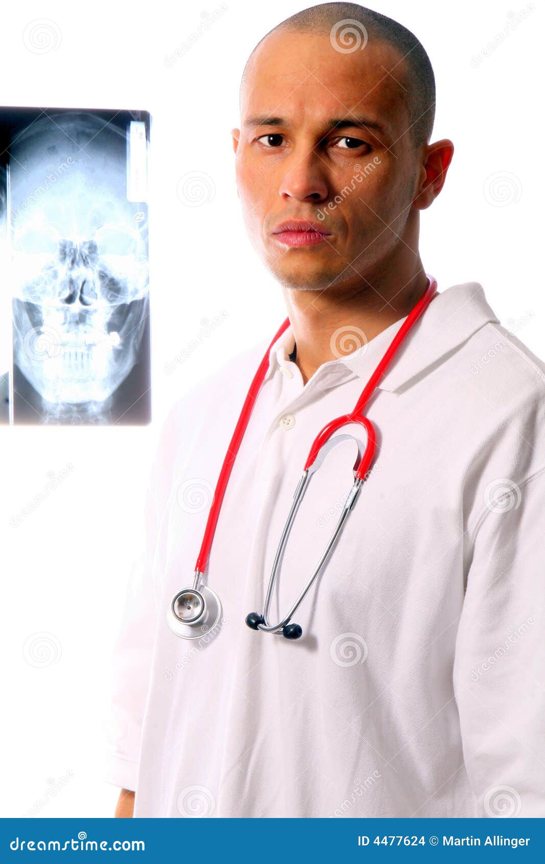 Serious Doctor stock photo. Image of equipment, medicine - 4477624