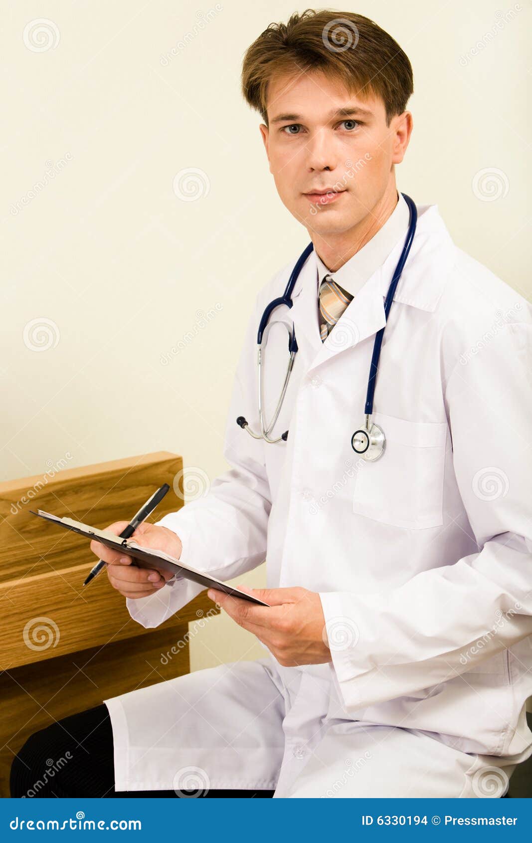 Serious doctor stock photo. Image of employment, clinician - 6330194