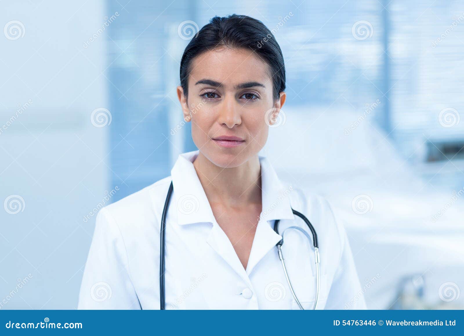 Serious Doctor Looking at Camera Stock Photo - Image of nurse ...