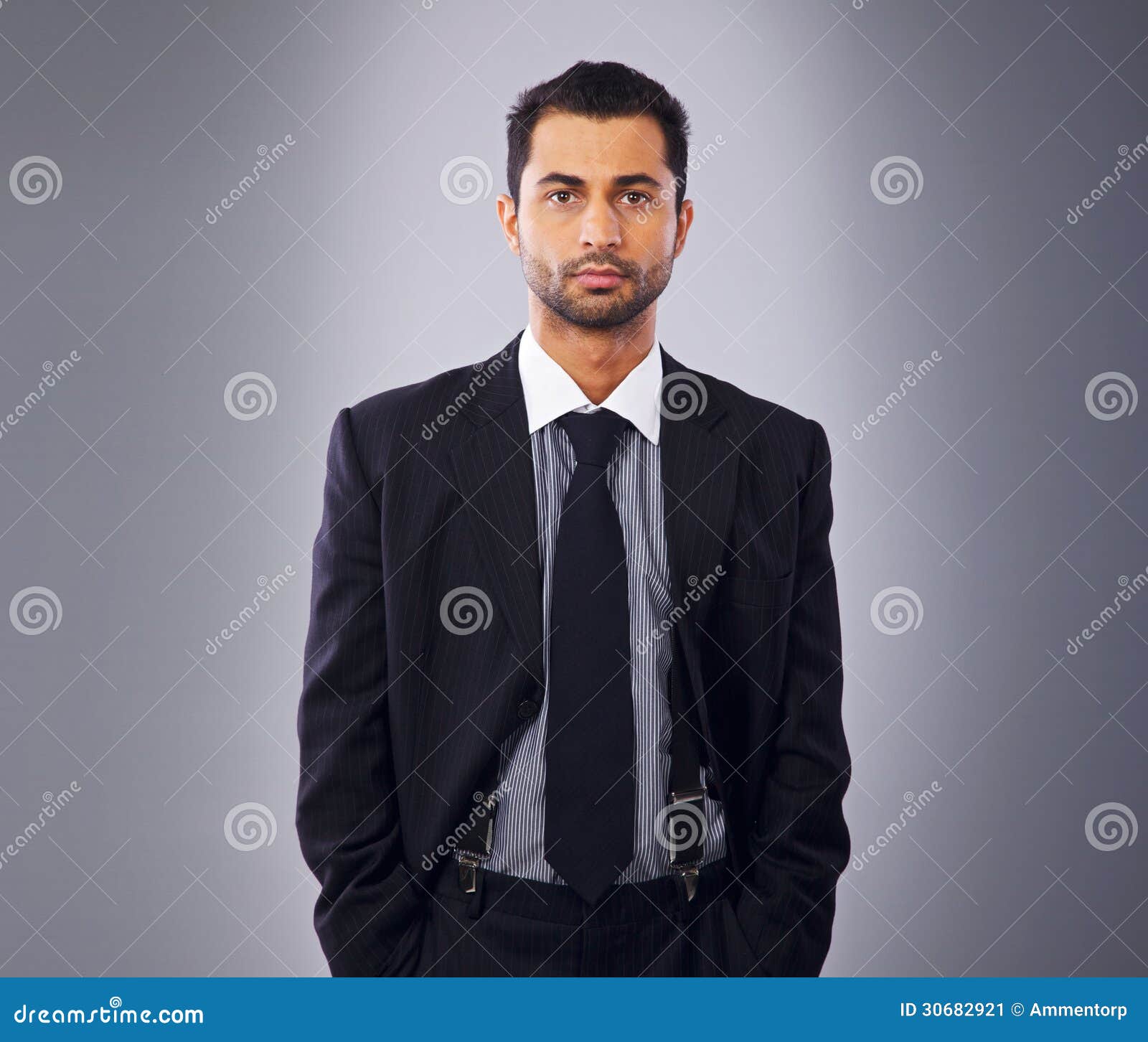 Serious Executive in Business Suit Stock Image - Image of formal, copy ...