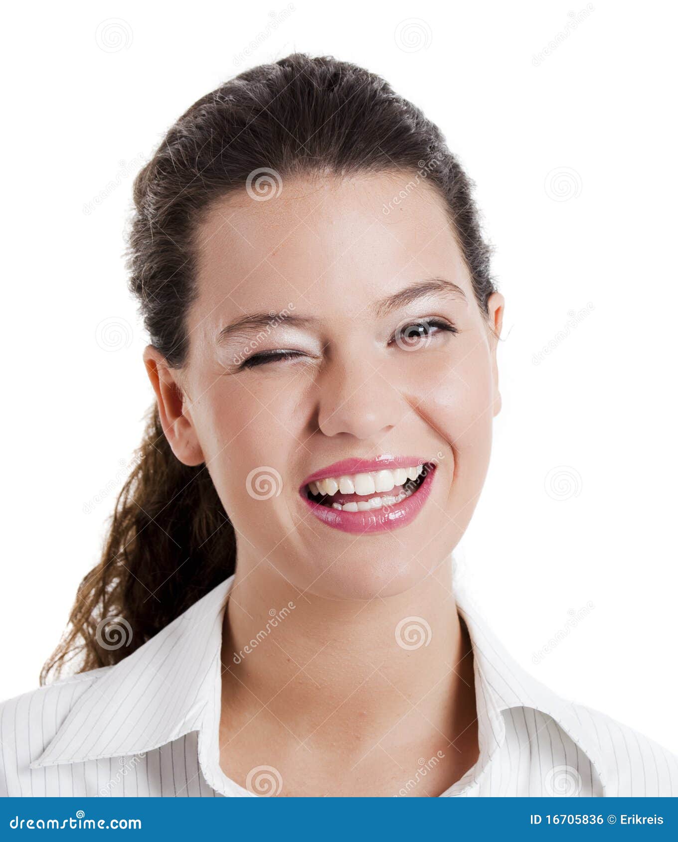 Serious expression stock photo. Image of female, women - 16705836