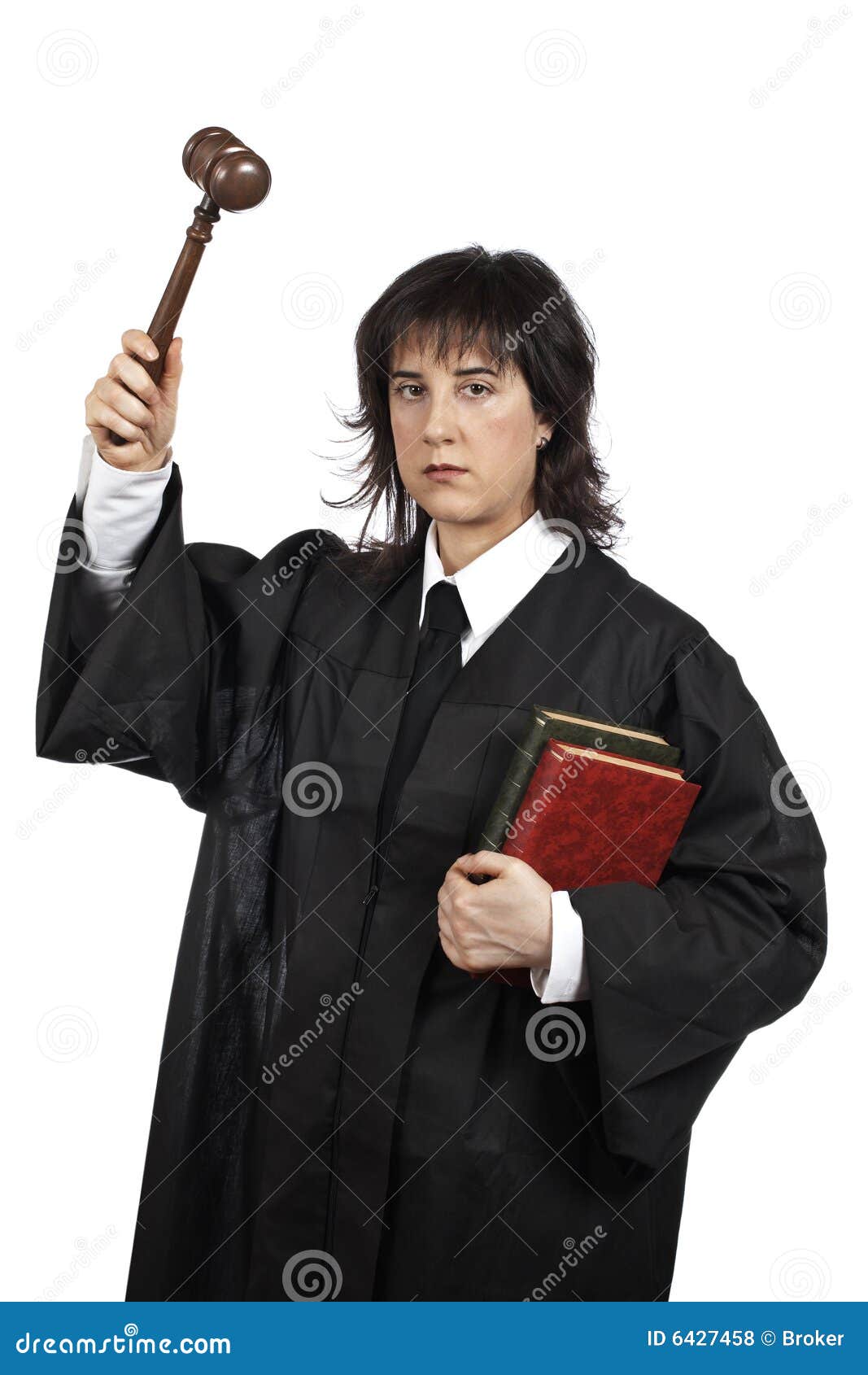 Serious female judge stock photo. Image of arbitrate, gesture - 6427458