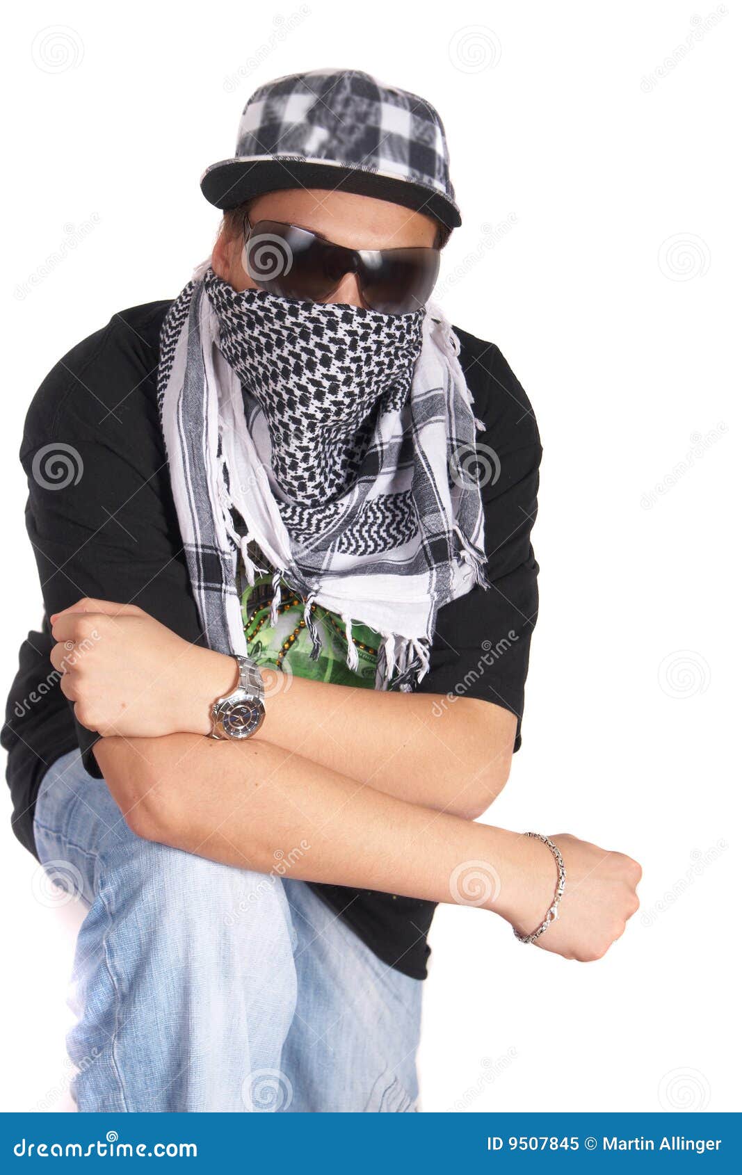 Serious gangster stock image. Image of hood, cool, lifestyle - 9507845