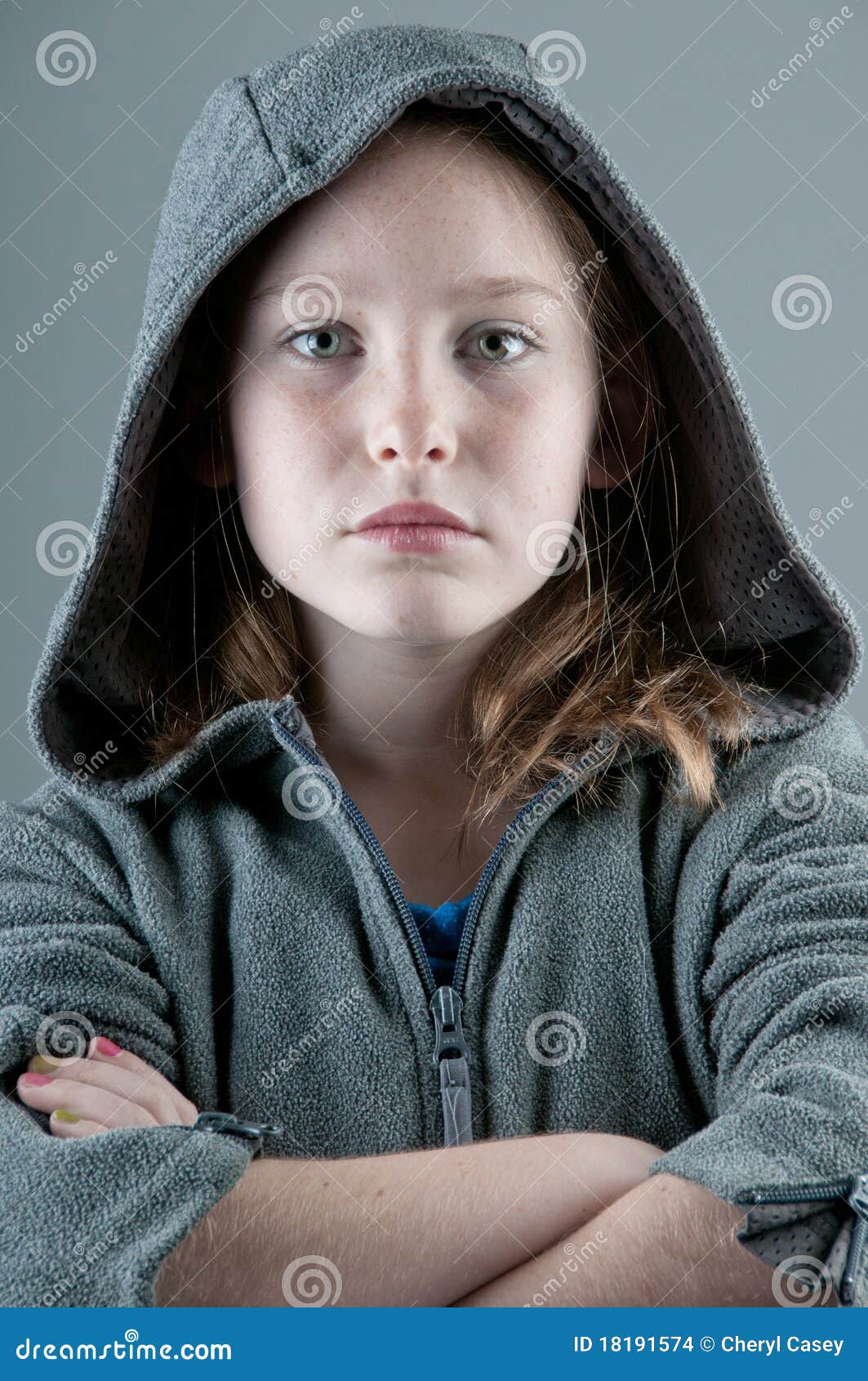 Serious girl stock photo. Image of confident, angry, teenager - 18191574