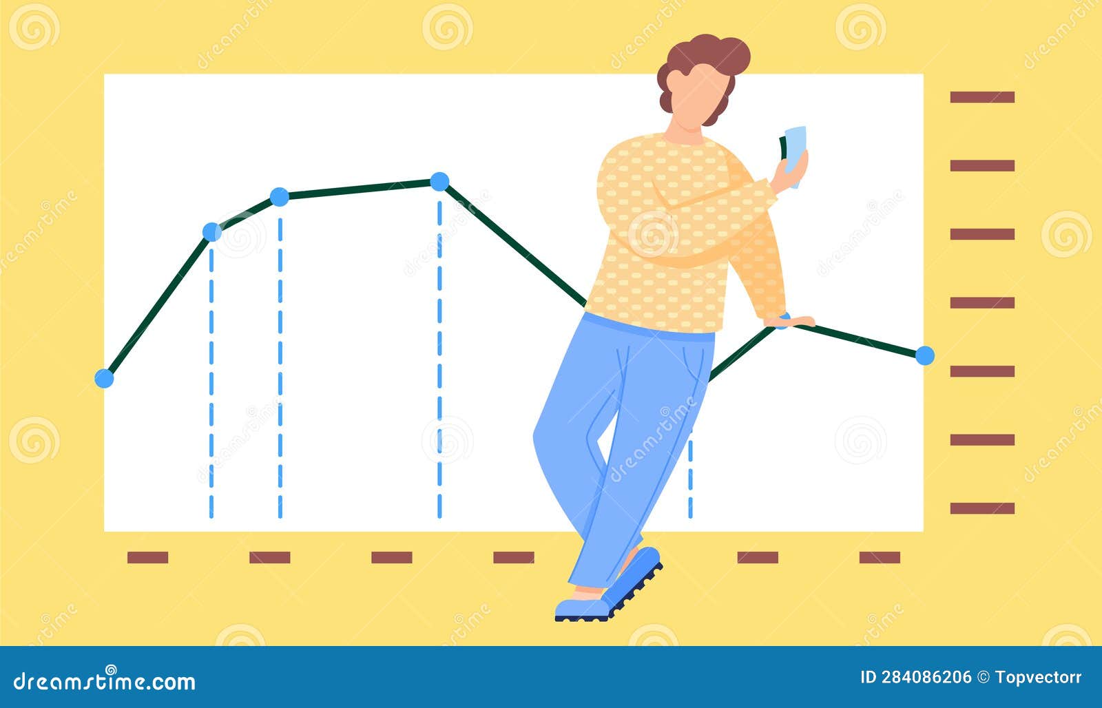 Serious Guy Standing with Cards in His Hands. Man Working with ...