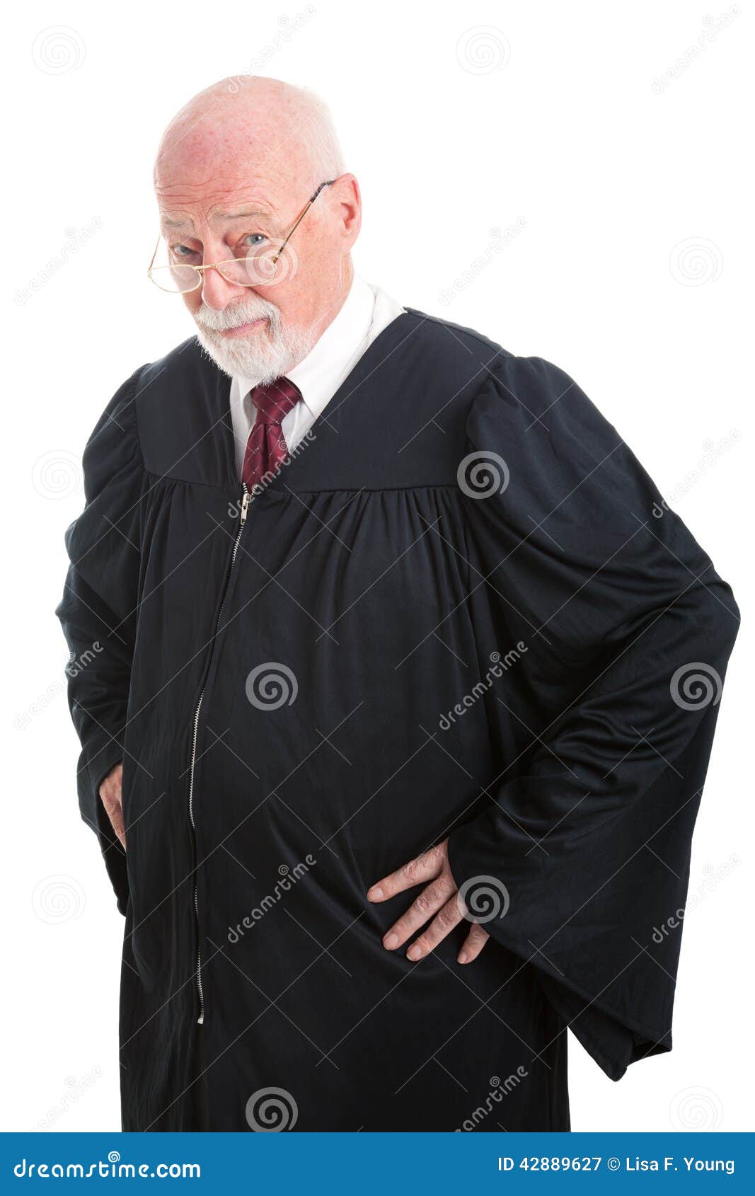 Serious Judge stock image. Image of competent, judgmental - 42889627