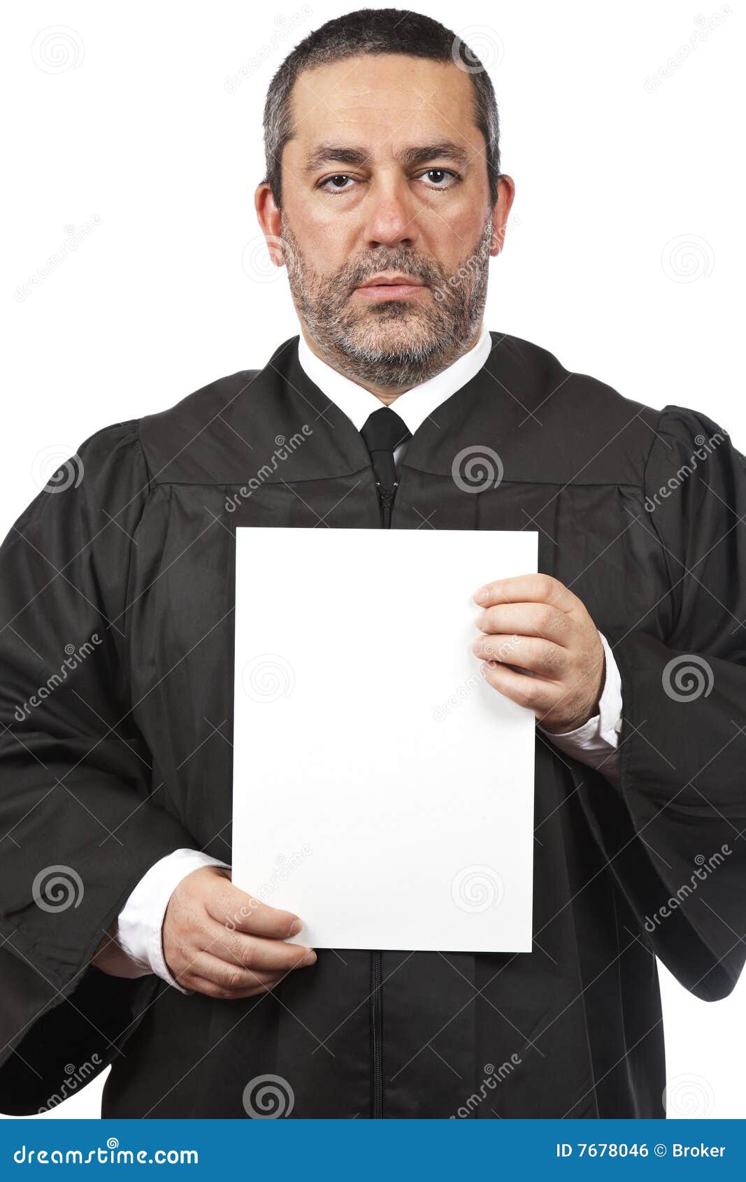 Serious Judge With A Gavel Wearing Robes And Wig Royalty-Free Stock ...