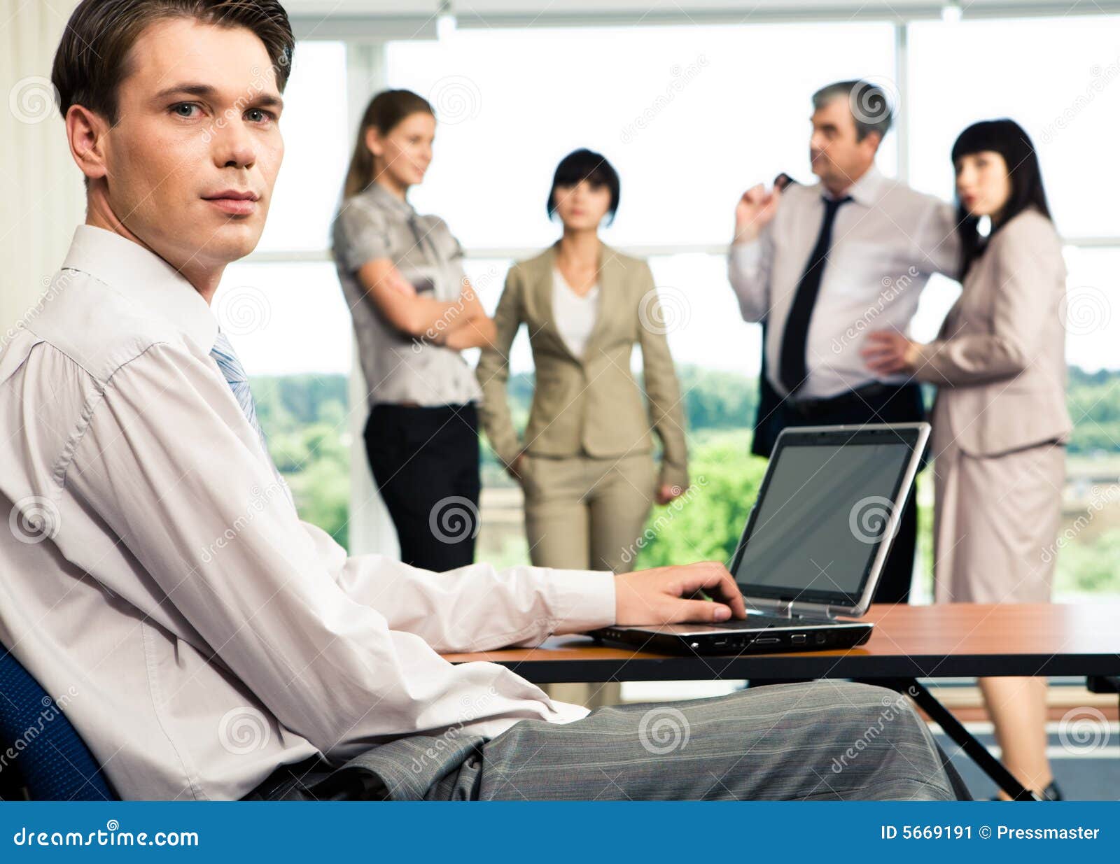 Serious leader stock image. Image of handsome, adult, background - 5669191