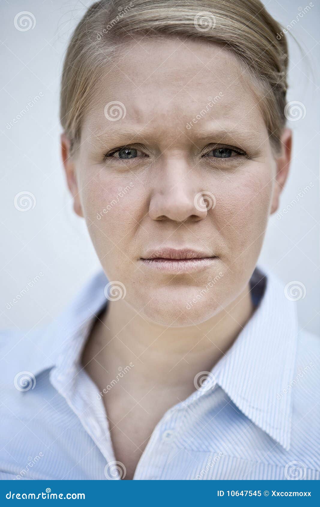 Serious look stock image. Image of female, beautiful - 10647545