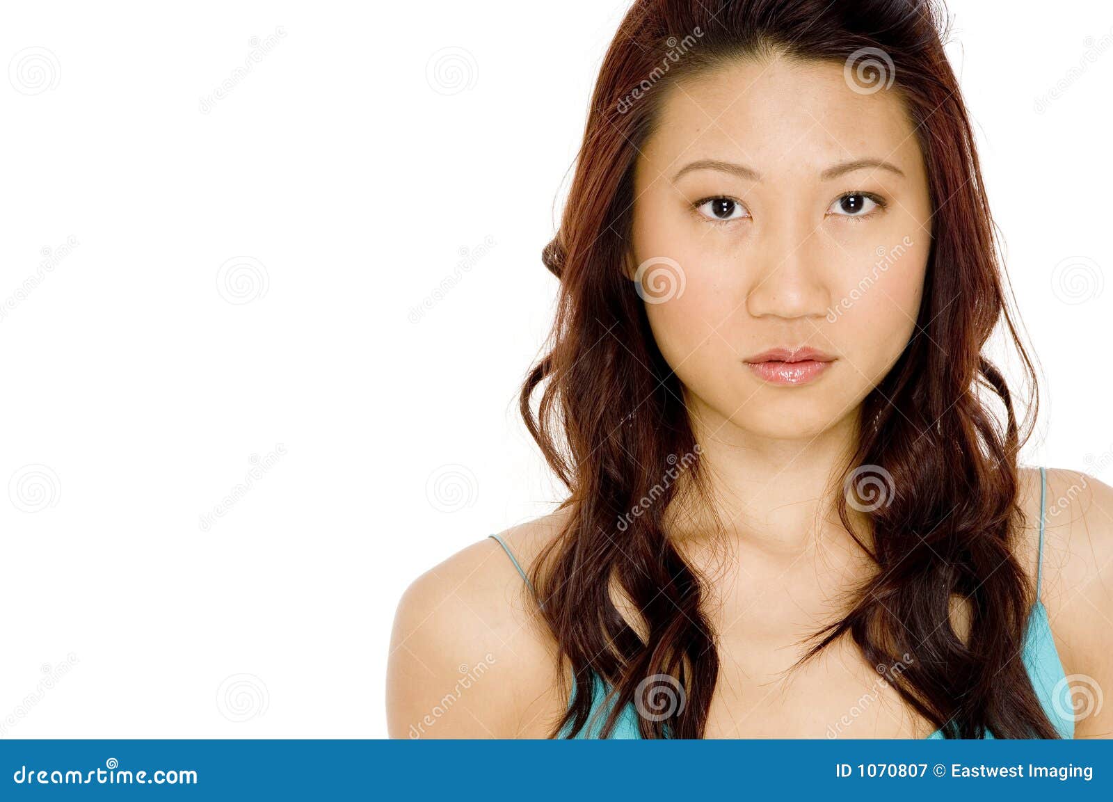 Serious Look stock image. Image of portrait, hair, strap - 1070807