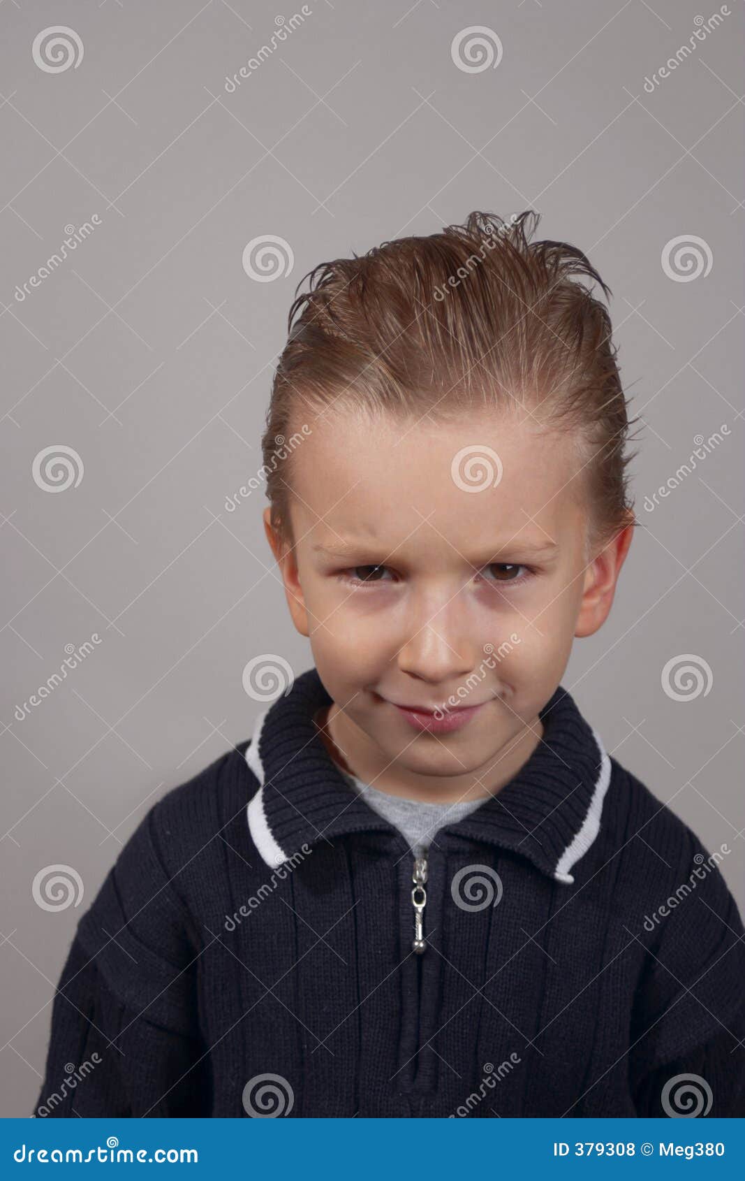 Serious look stock photo. Image of face, human, male, children - 379308
