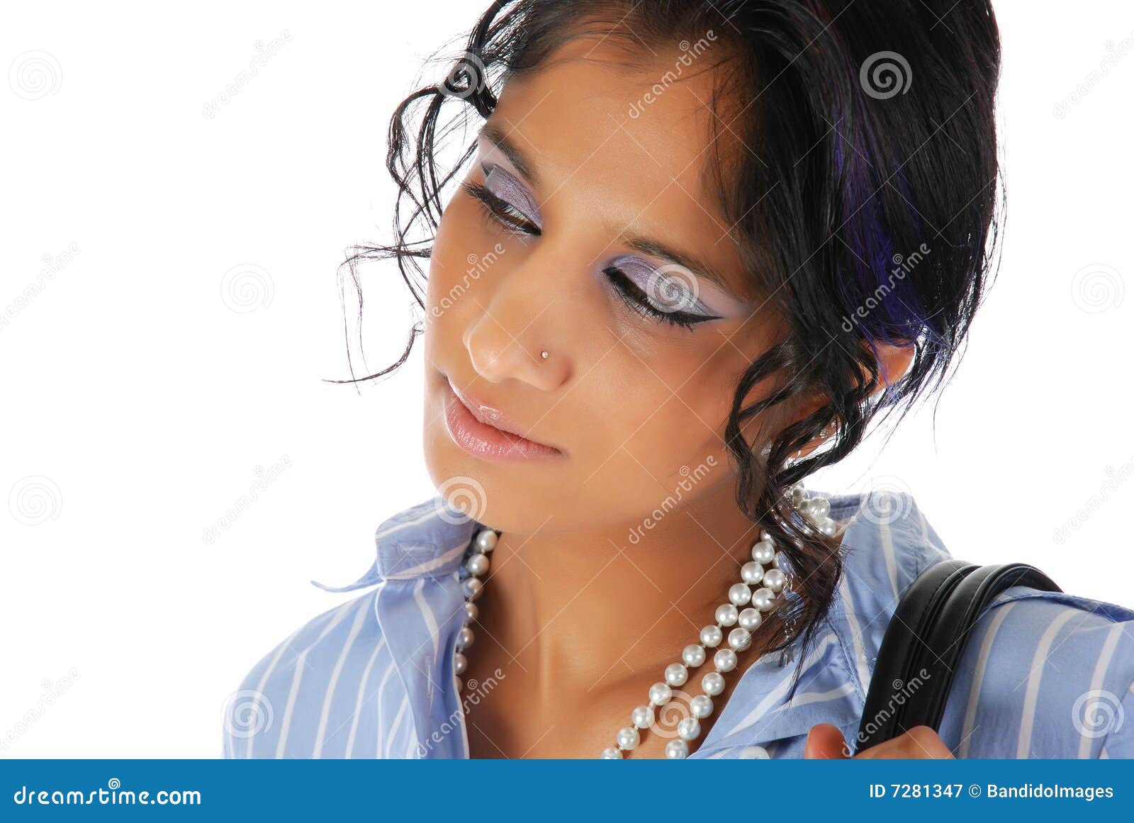 Serious look stock image. Image of beautiful, attractive - 7281347