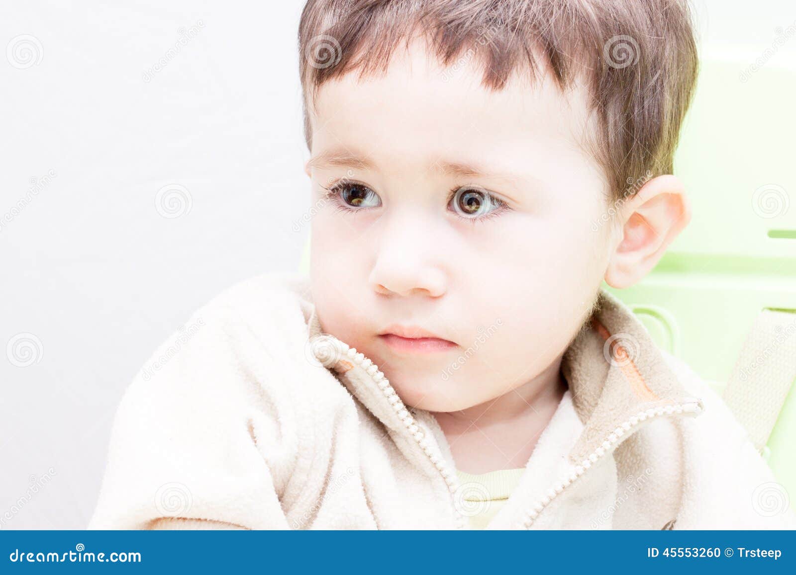Serious look of child stock photo. Image of straight - 45553260